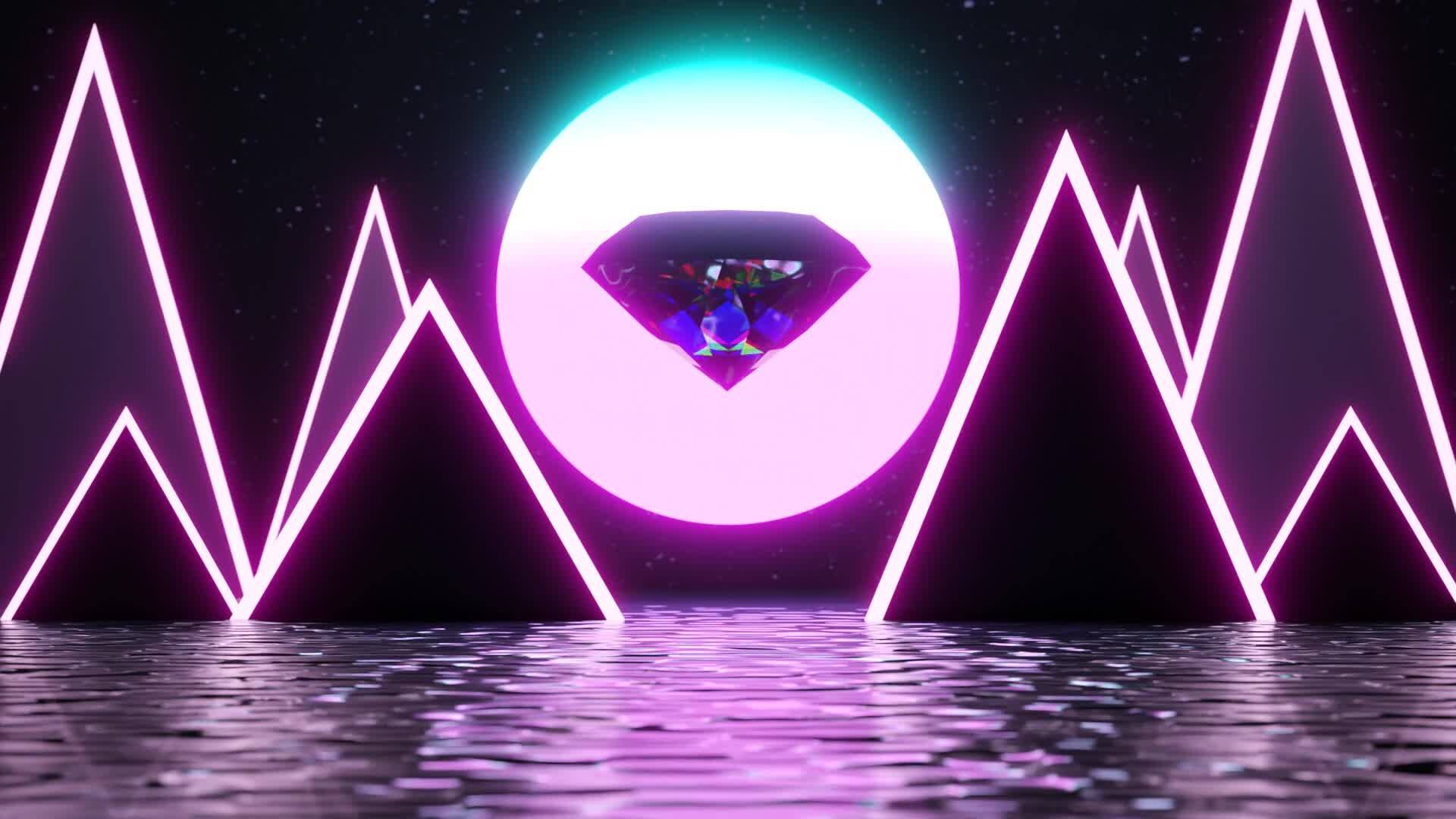 ArtStation - Outrun Aesthetic - Blender Project