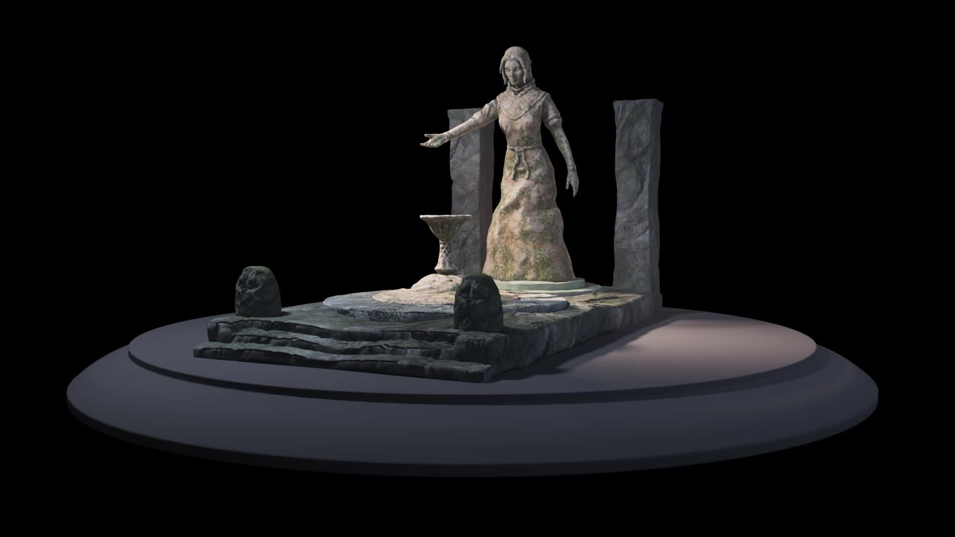 ArtStation - Altar/Statue Sculpt