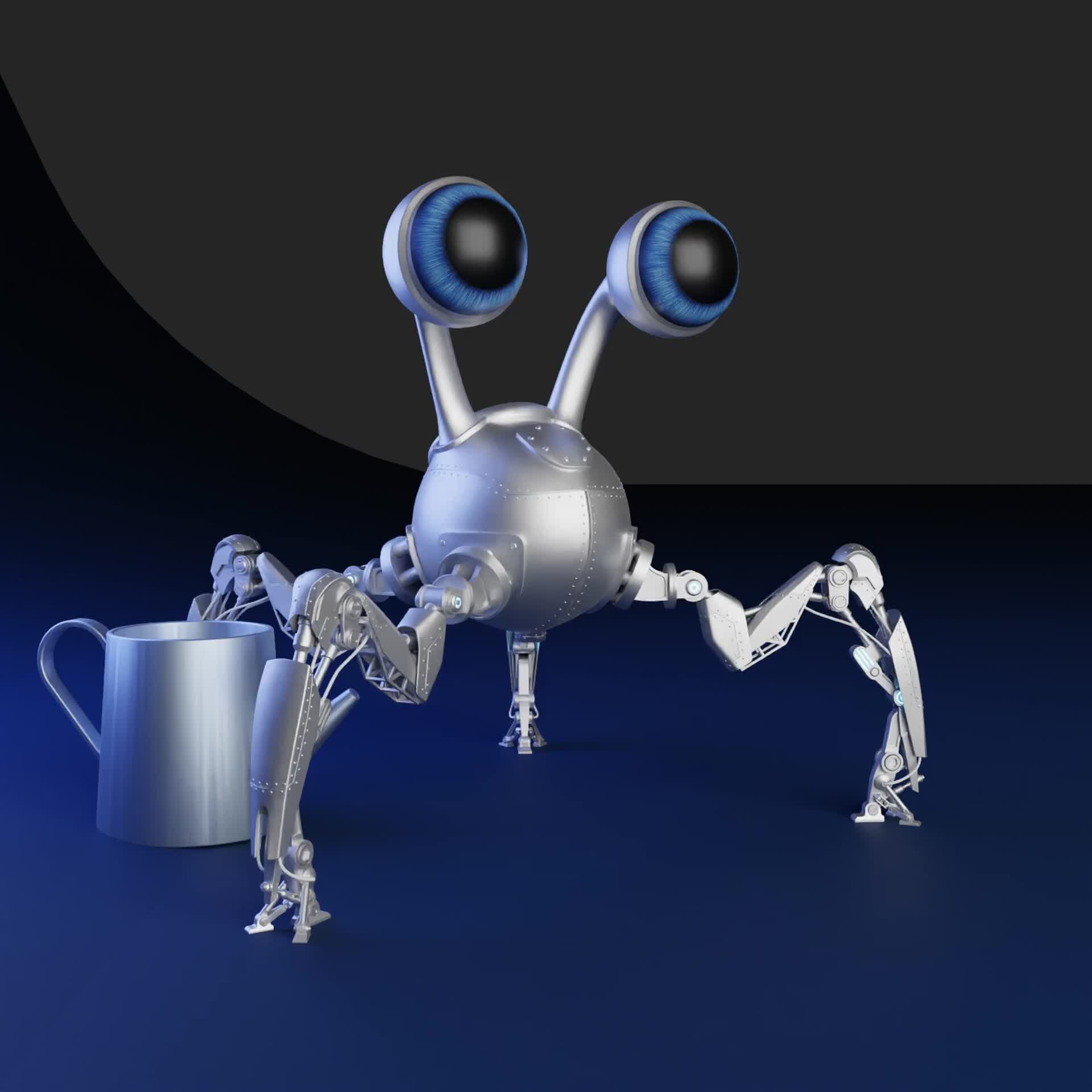 ArtStation - Robot rigging & animation