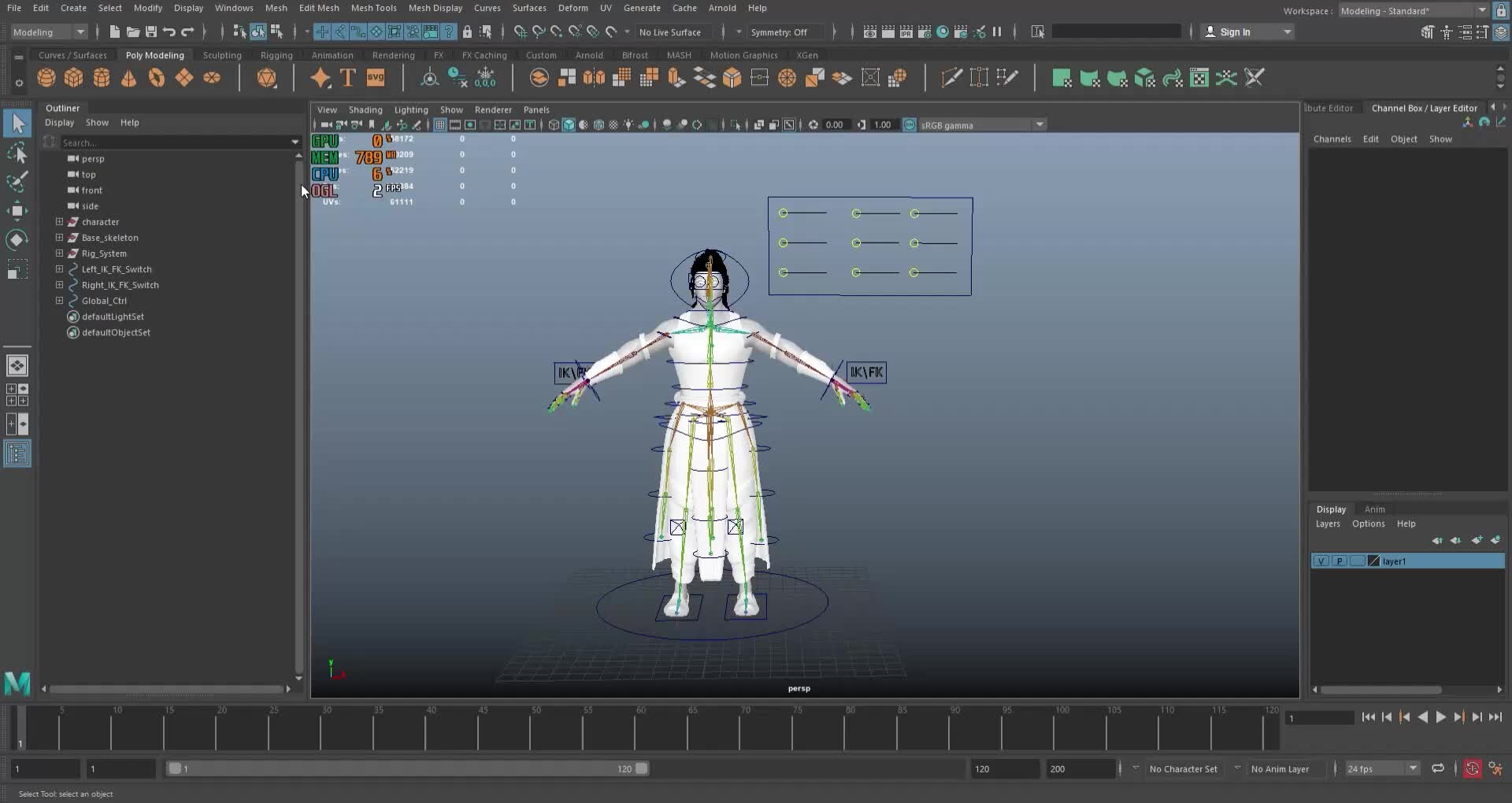 ArtStation - 3d Rigg Character