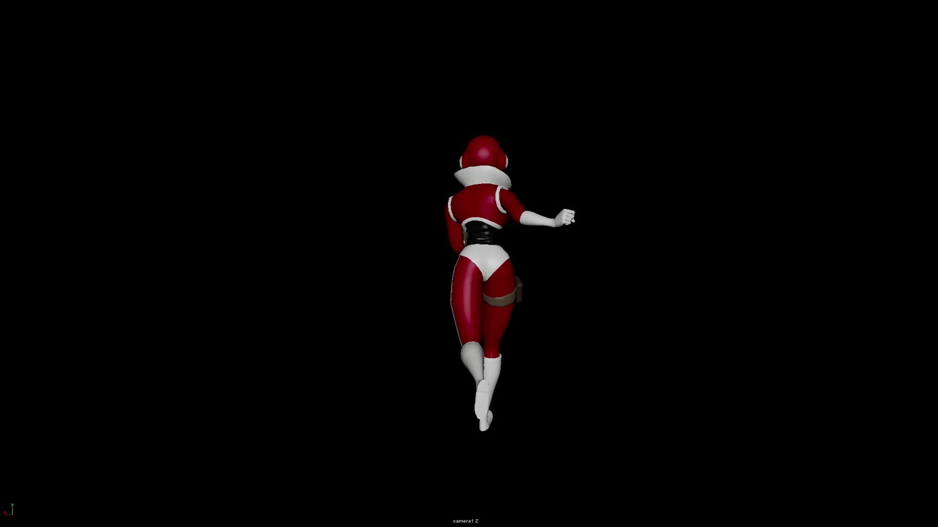 ArtStation - Anime Run Cycle - Rocket Girl Rig