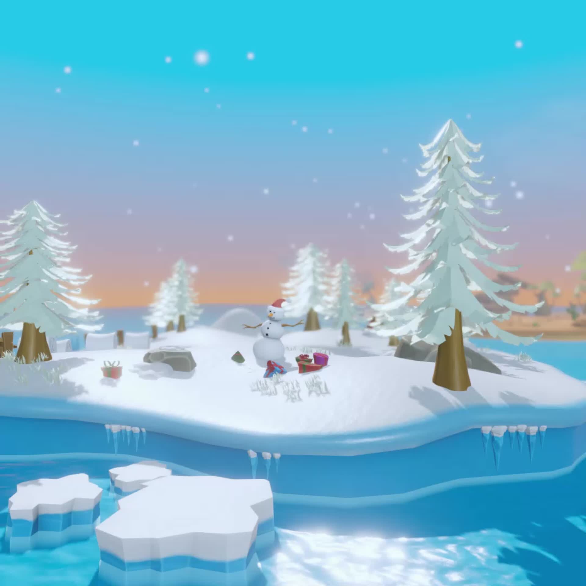 ArtStation - Stylized winter Island (Unity URP)