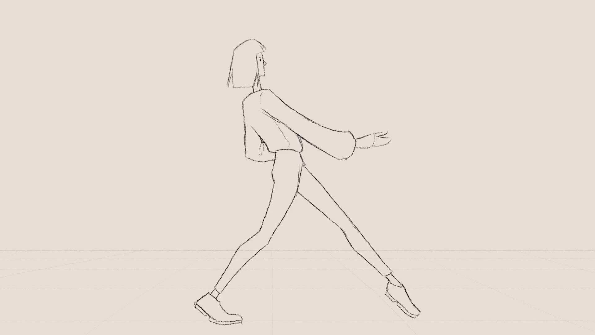 ArtStation - Sneak Walk Cycle