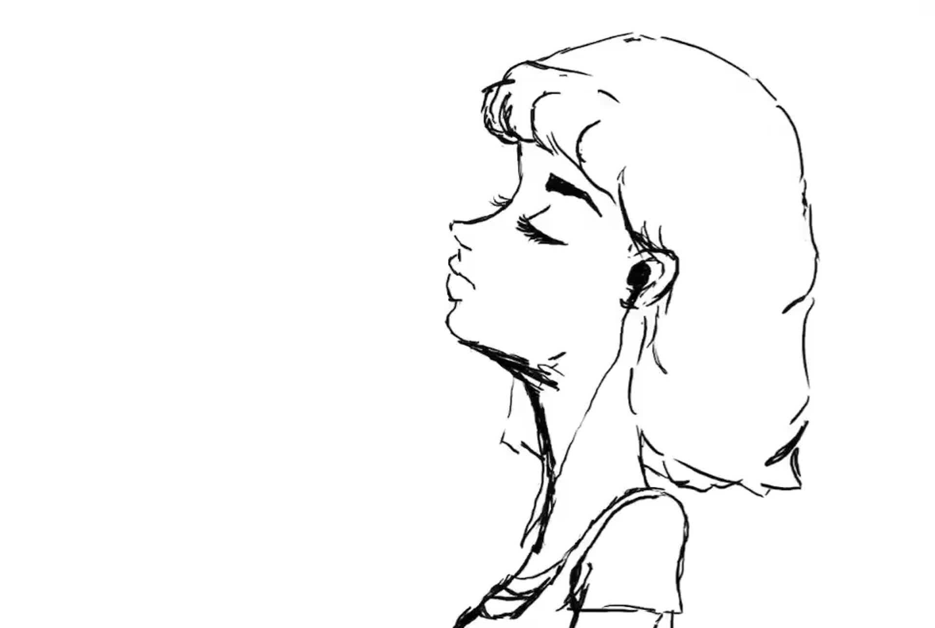 ArtStation - Girl Blinking?