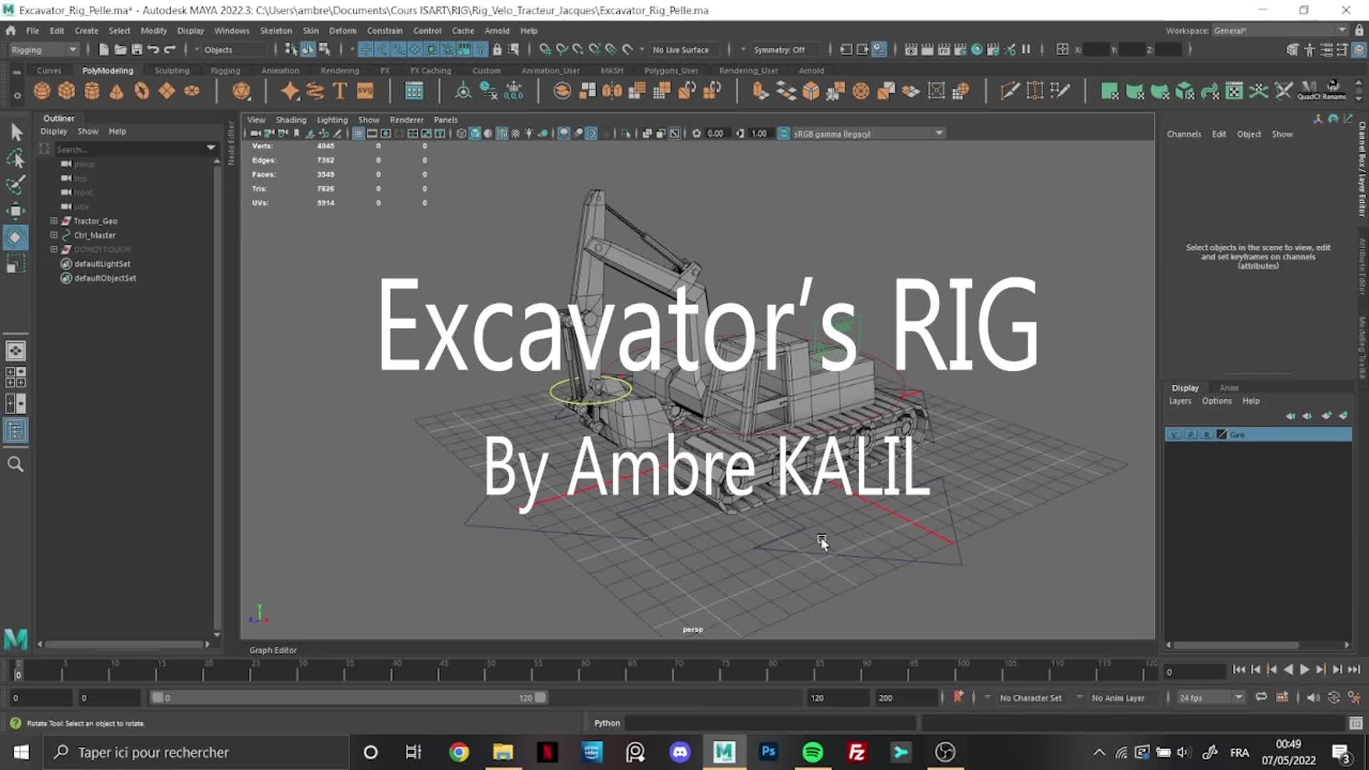 ArtStation - Excavator's RIG