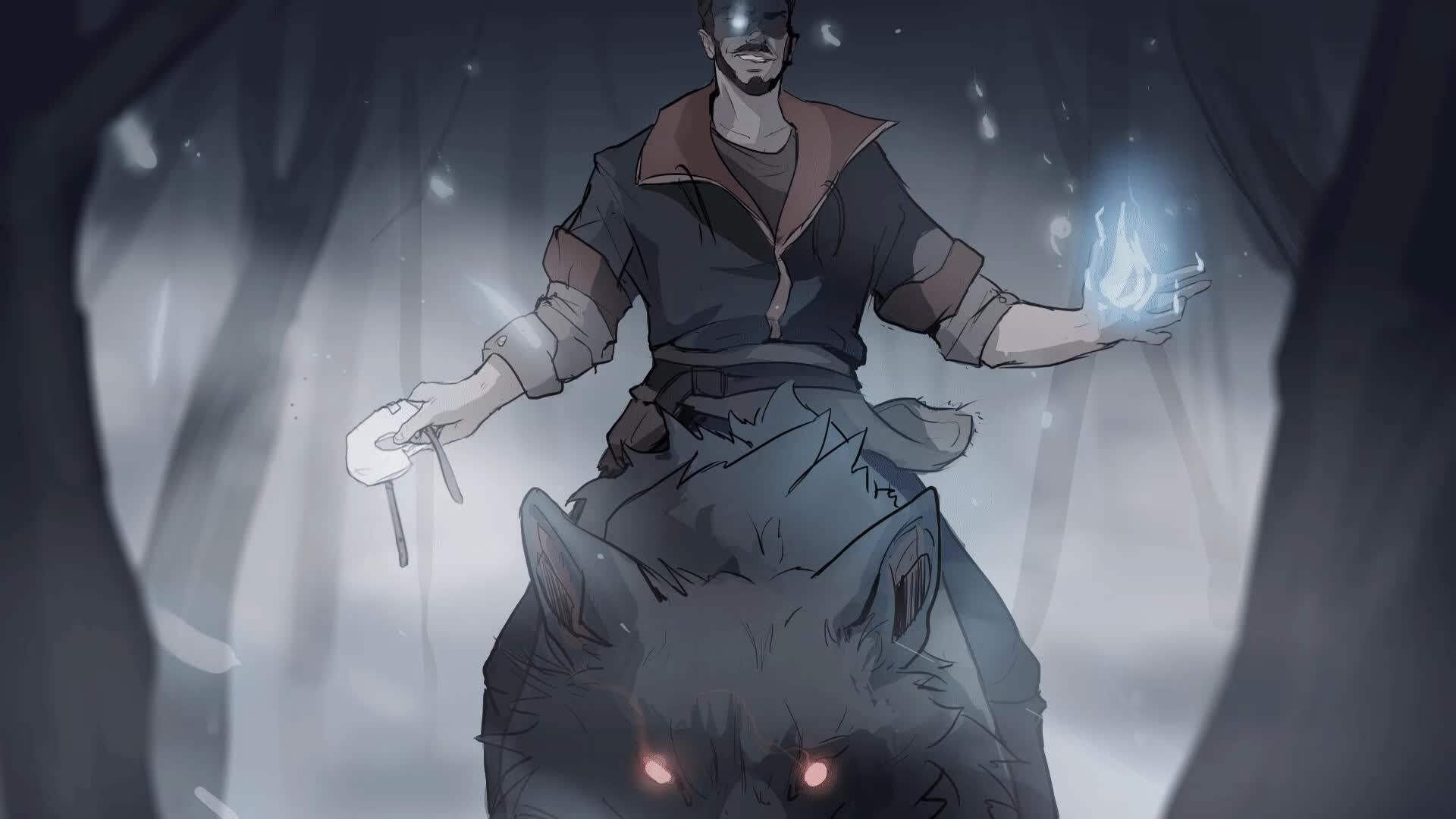 ArtStation - Cold flame- short animated scene