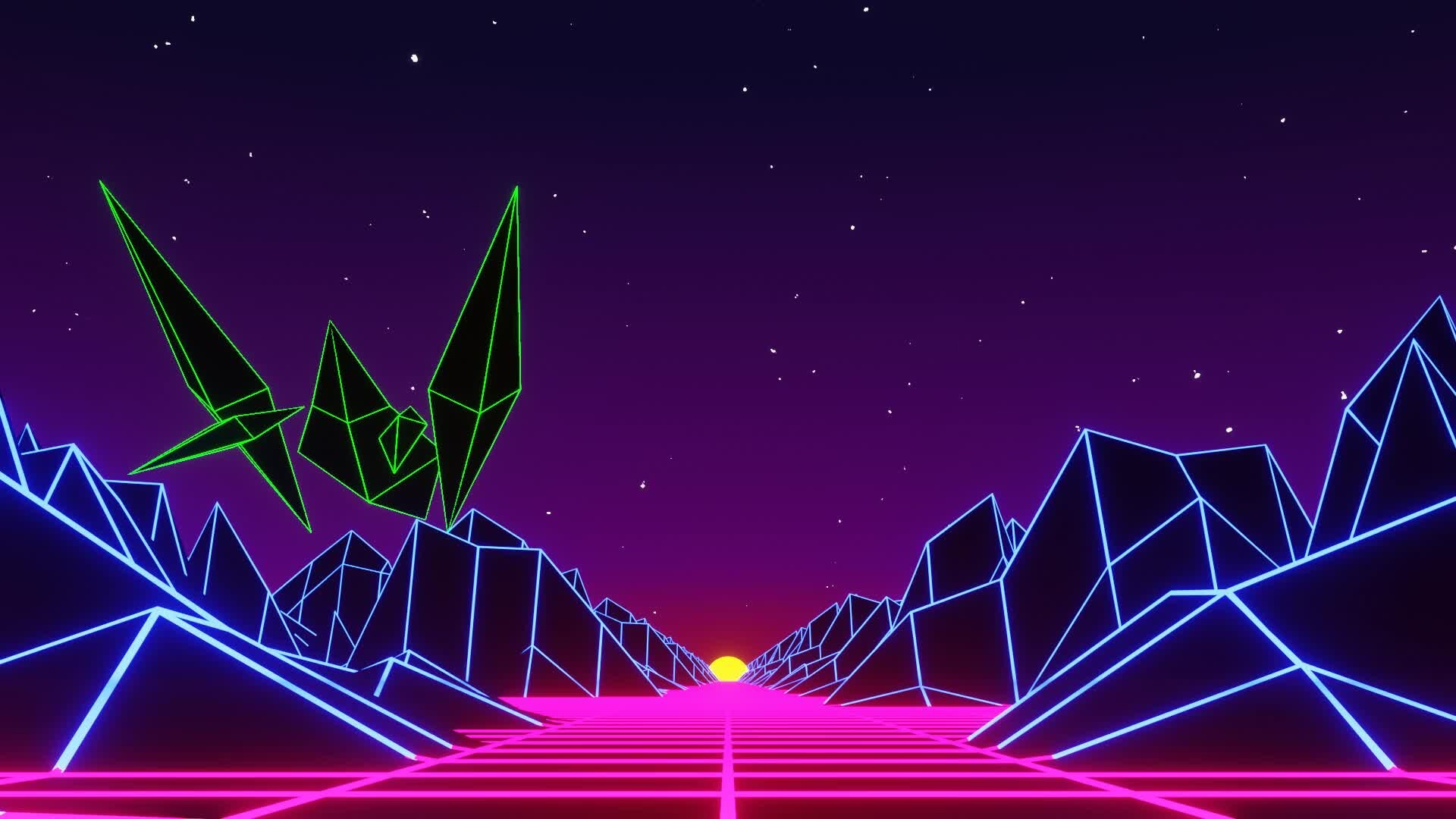 ArtStation - vaporwave motion graphic