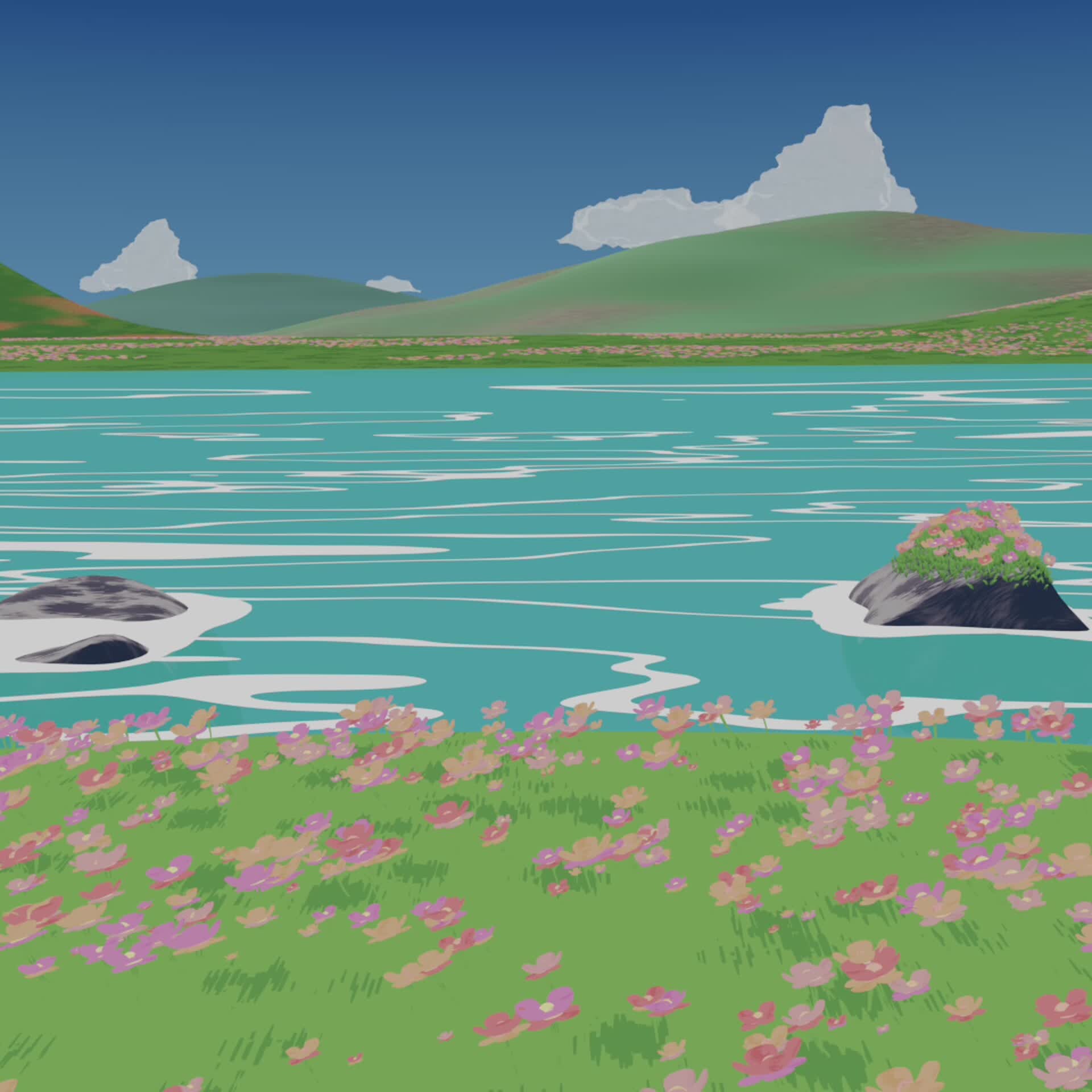 Mika Filleul - Stylized river