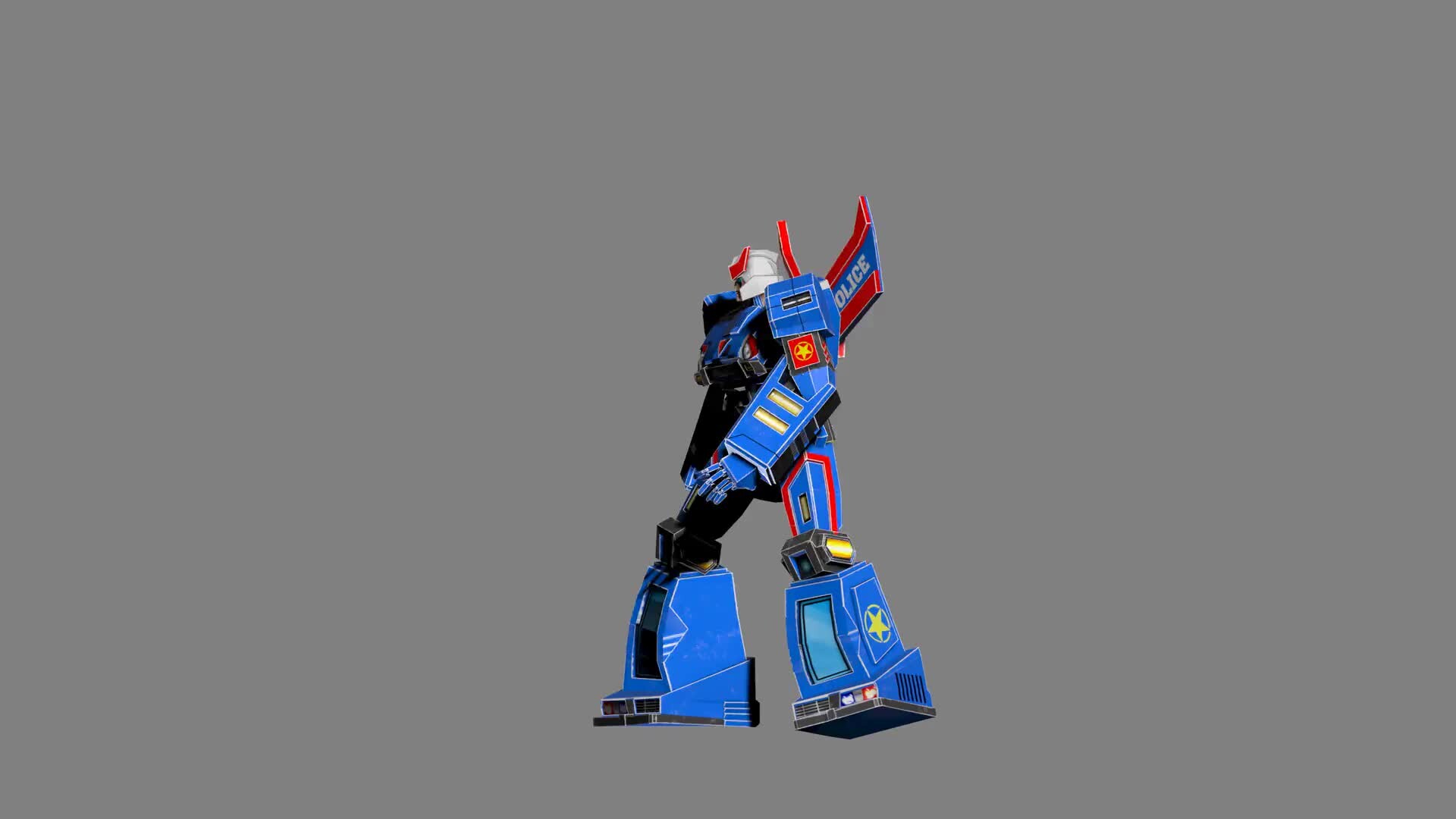ArtStation - Police Robot to Car Transformation