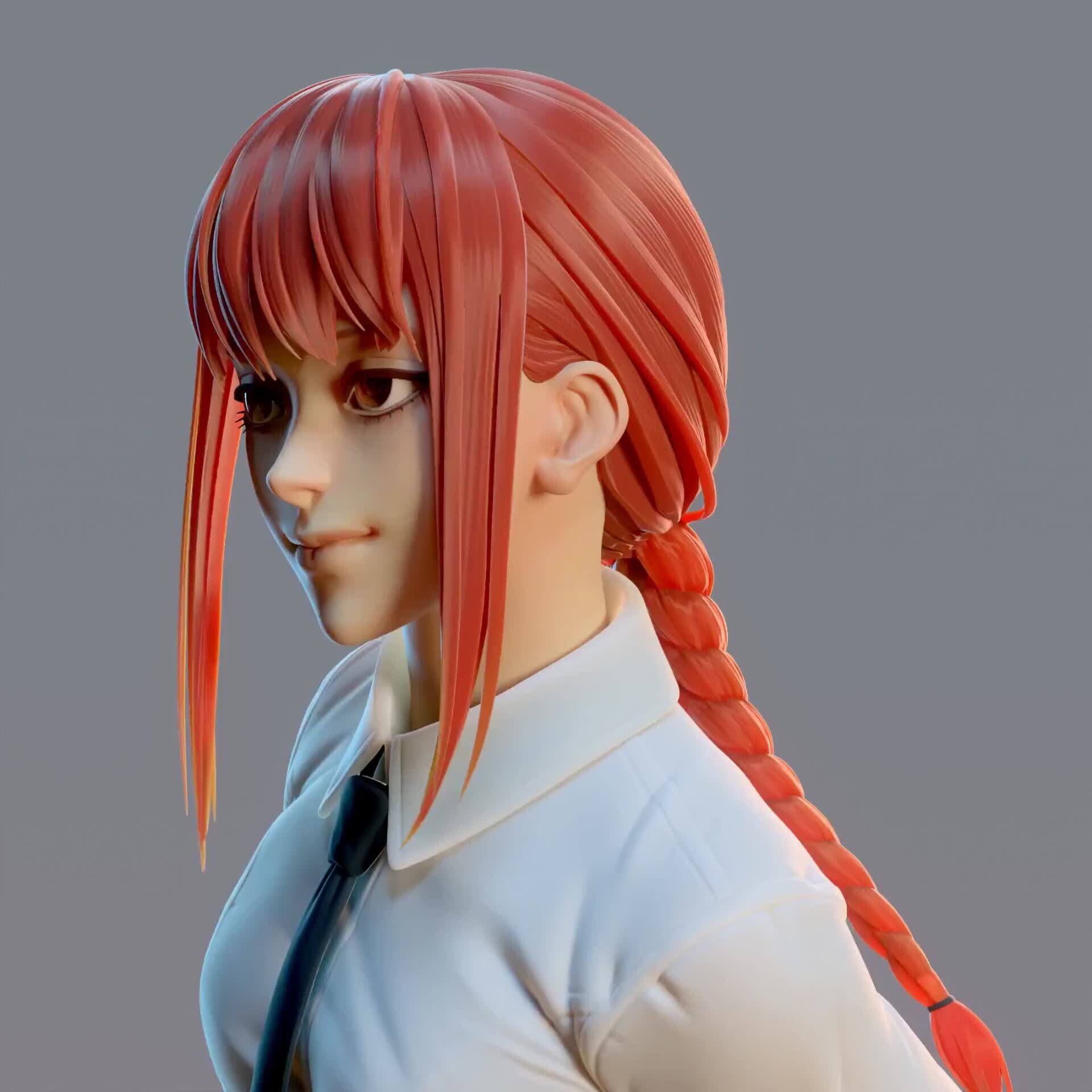 ArtStation - Makima (3D Anime Character Artwork)