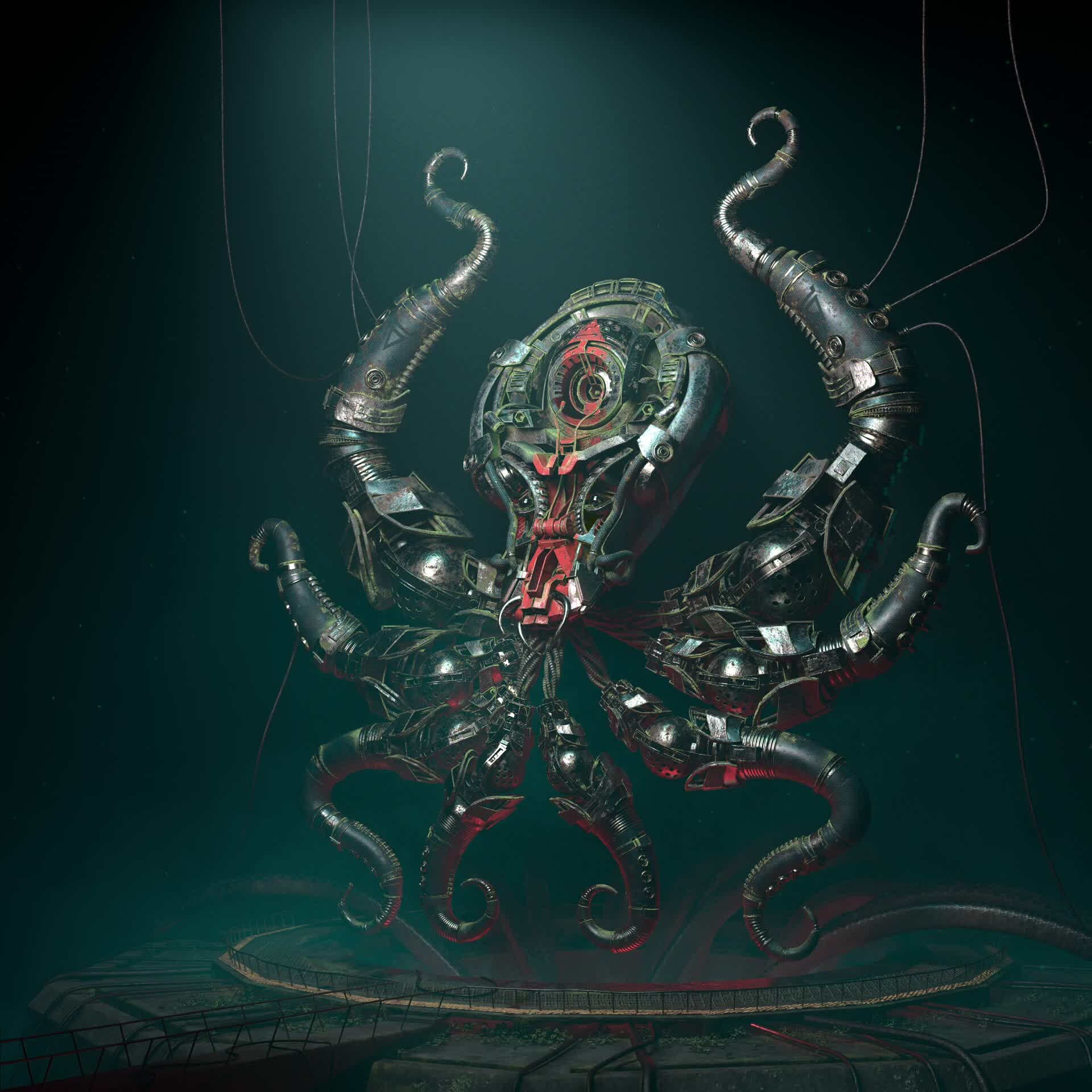 ArtStation - Octopus Mecha