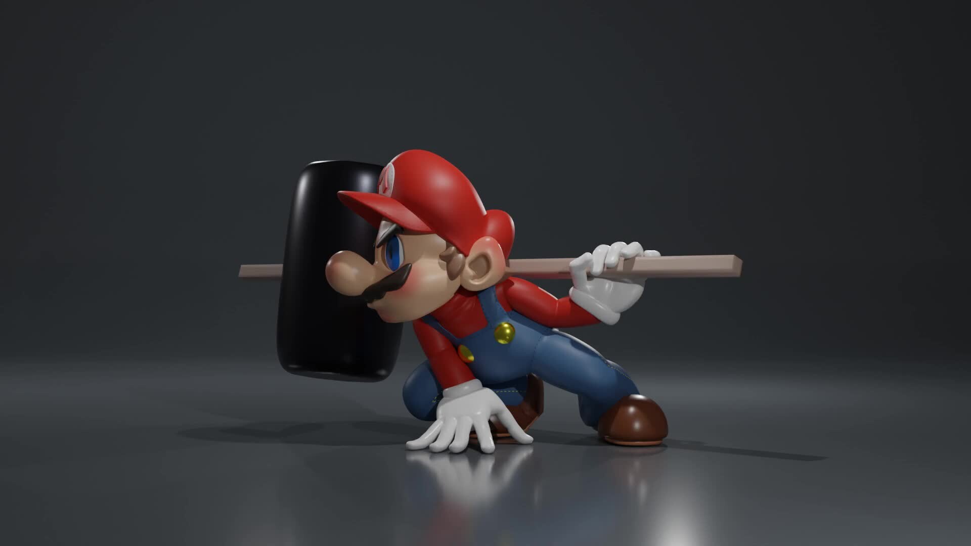 ArtStation - Hammer Mario