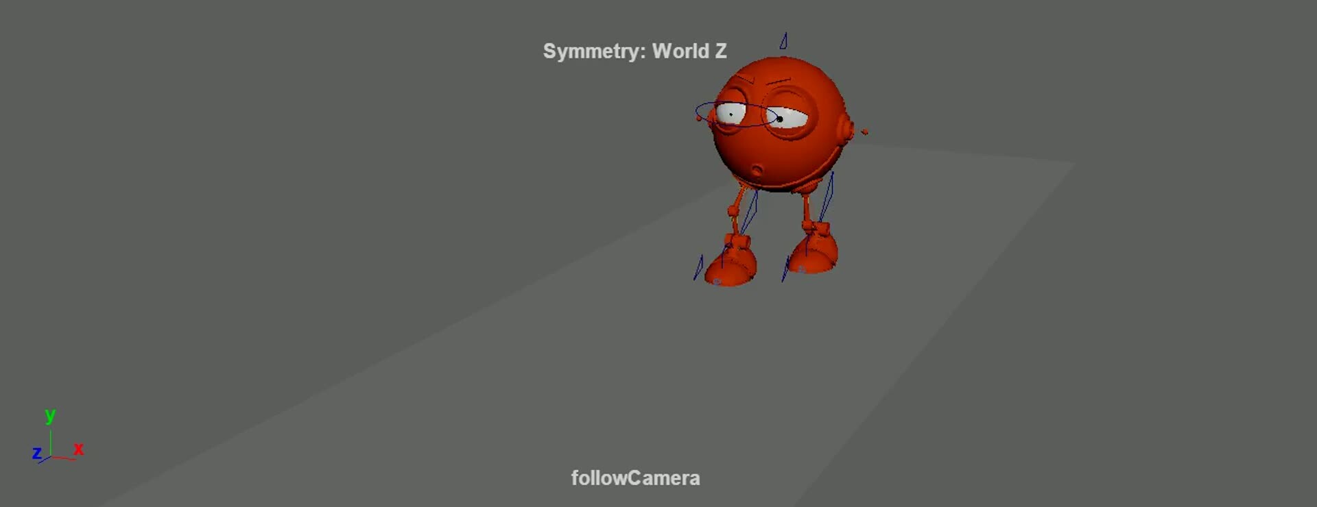 ArtStation - SimpleBot Sneak Cycle 3D Animation