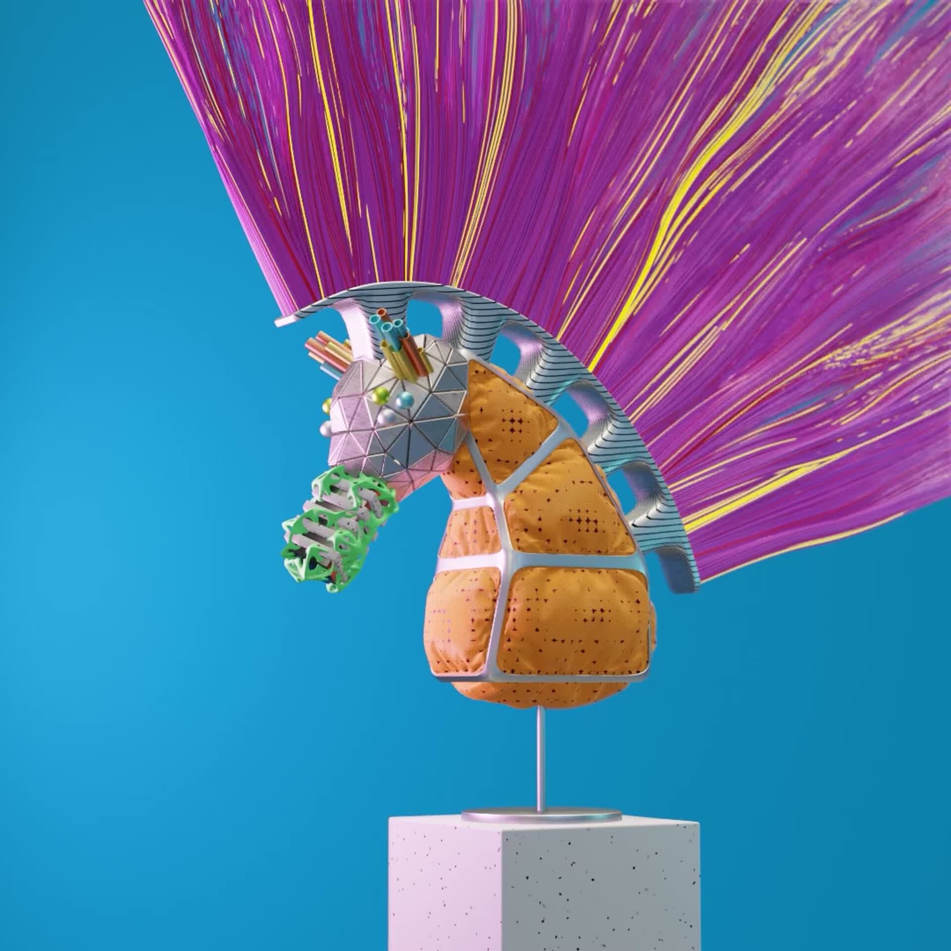 ArtStation - Abstract animal loops