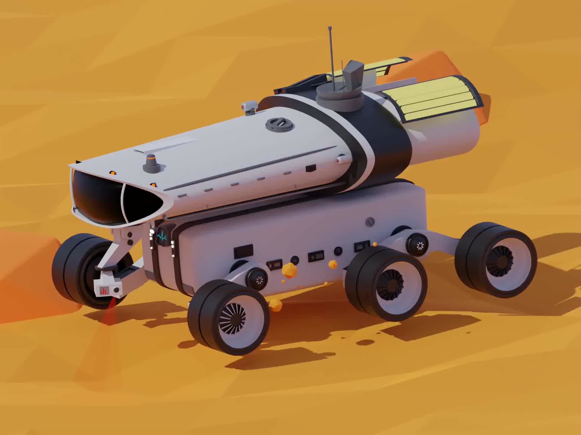 ArtStation - Mars Rover