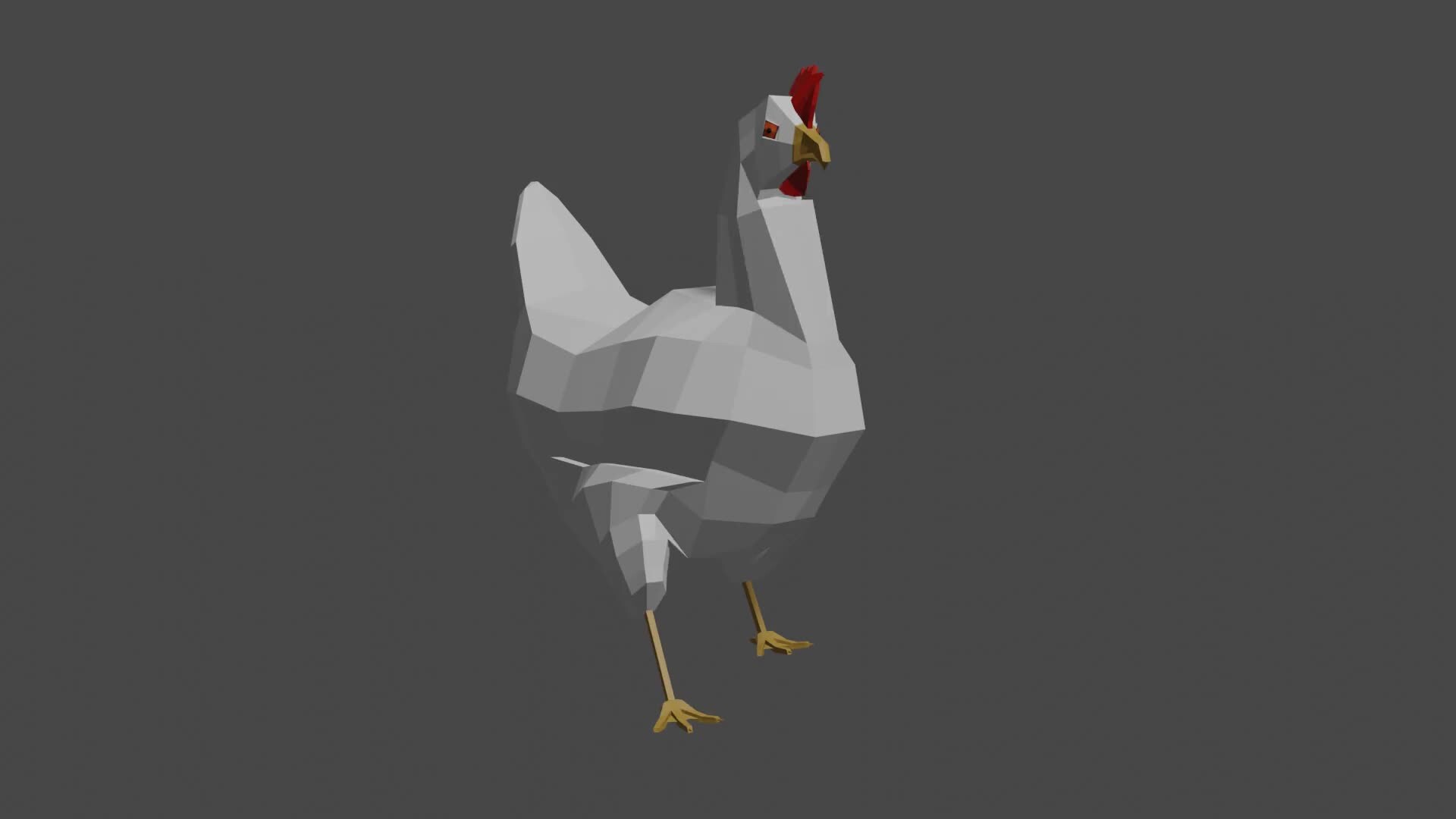 ArtStation - "Huan" Low Poly Chicken