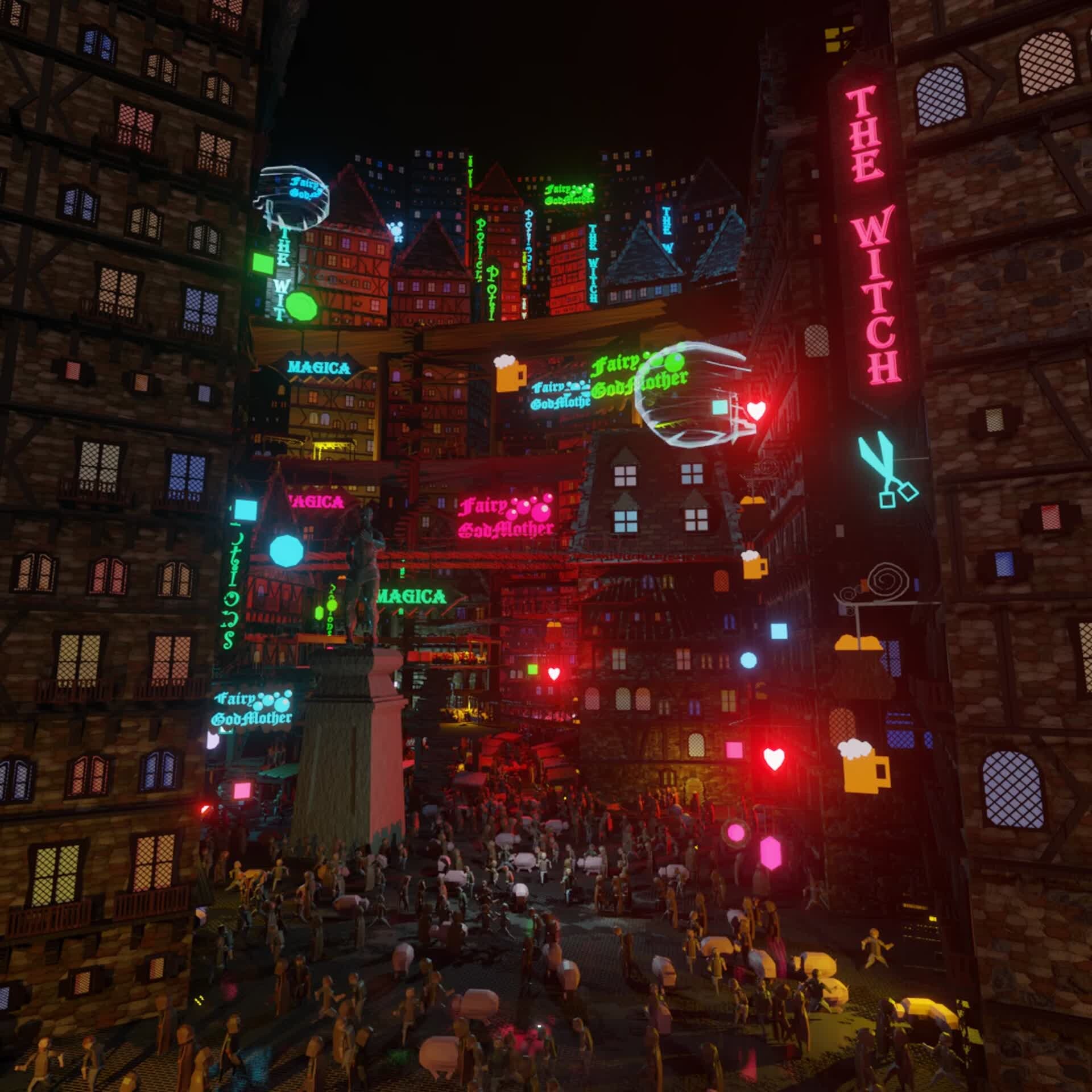 ArtStation - Medieval Cyberpunk