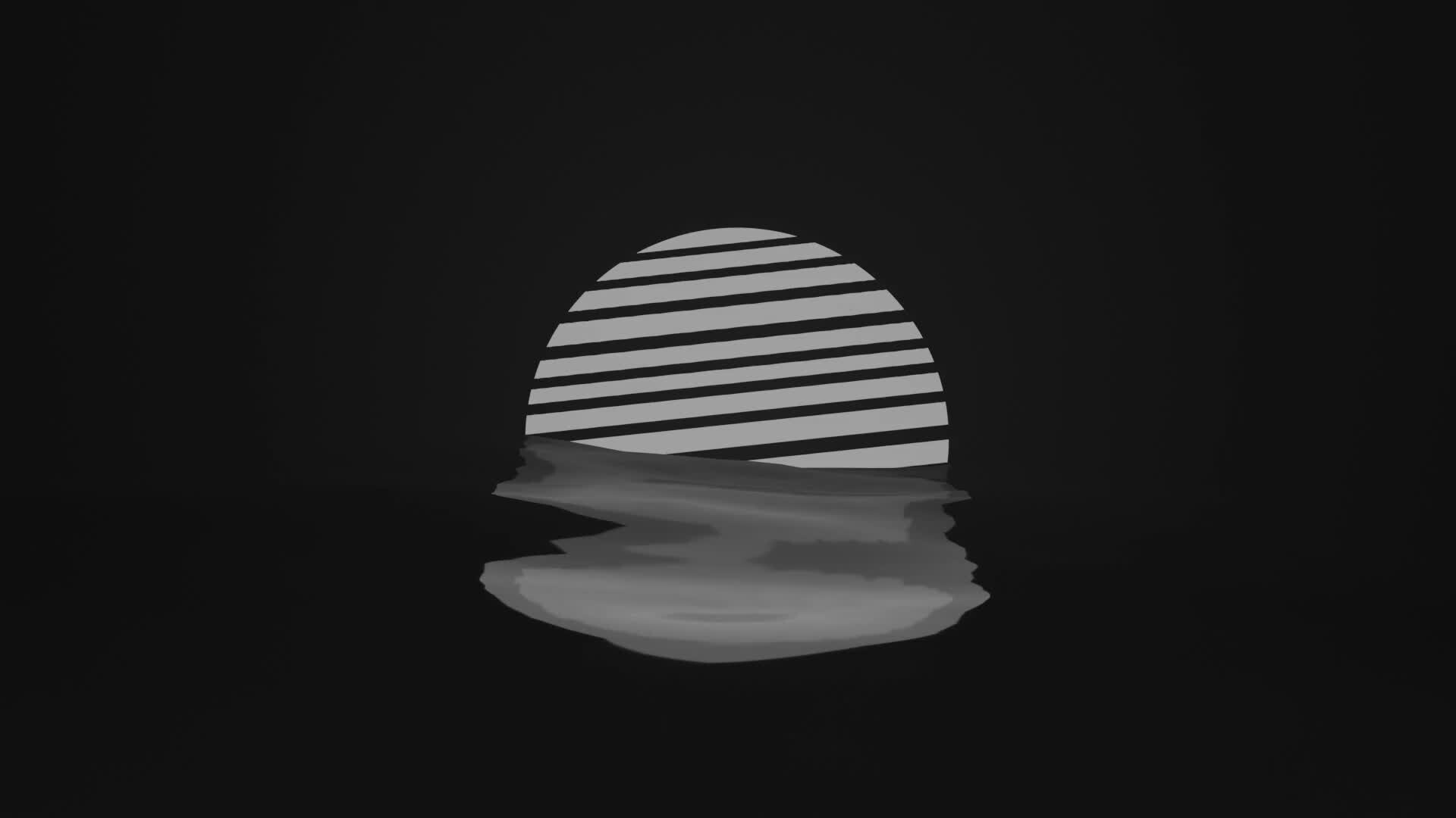 ArtStation - Vaporwave Sun