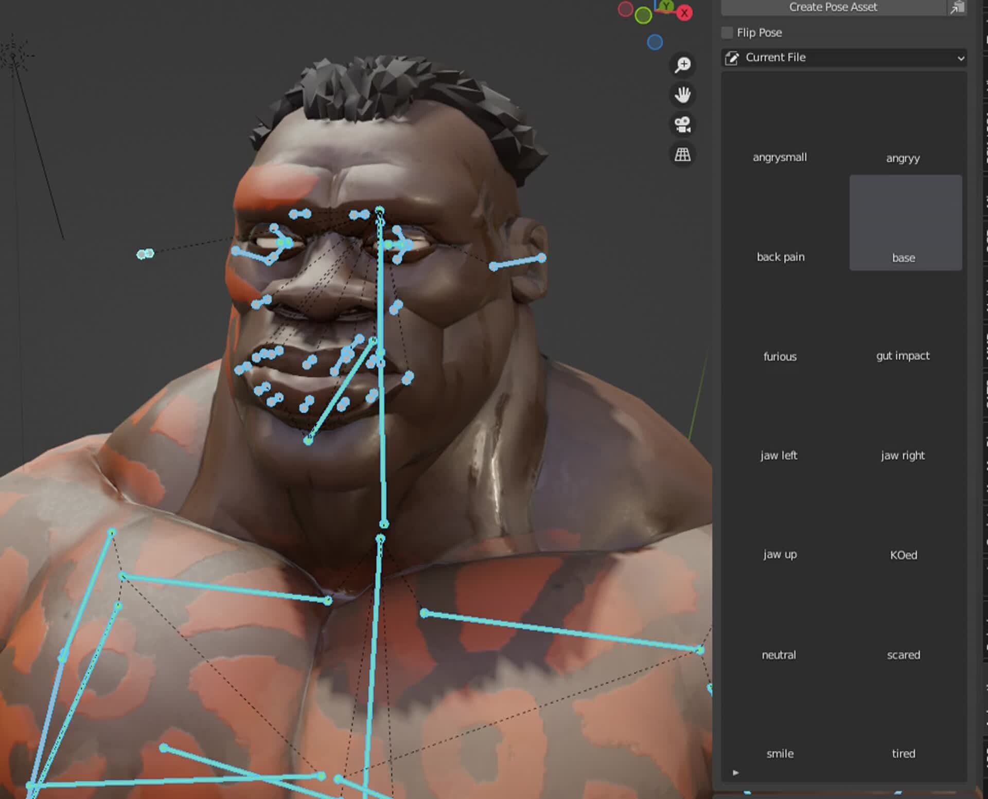 ArtStation - character facial rig