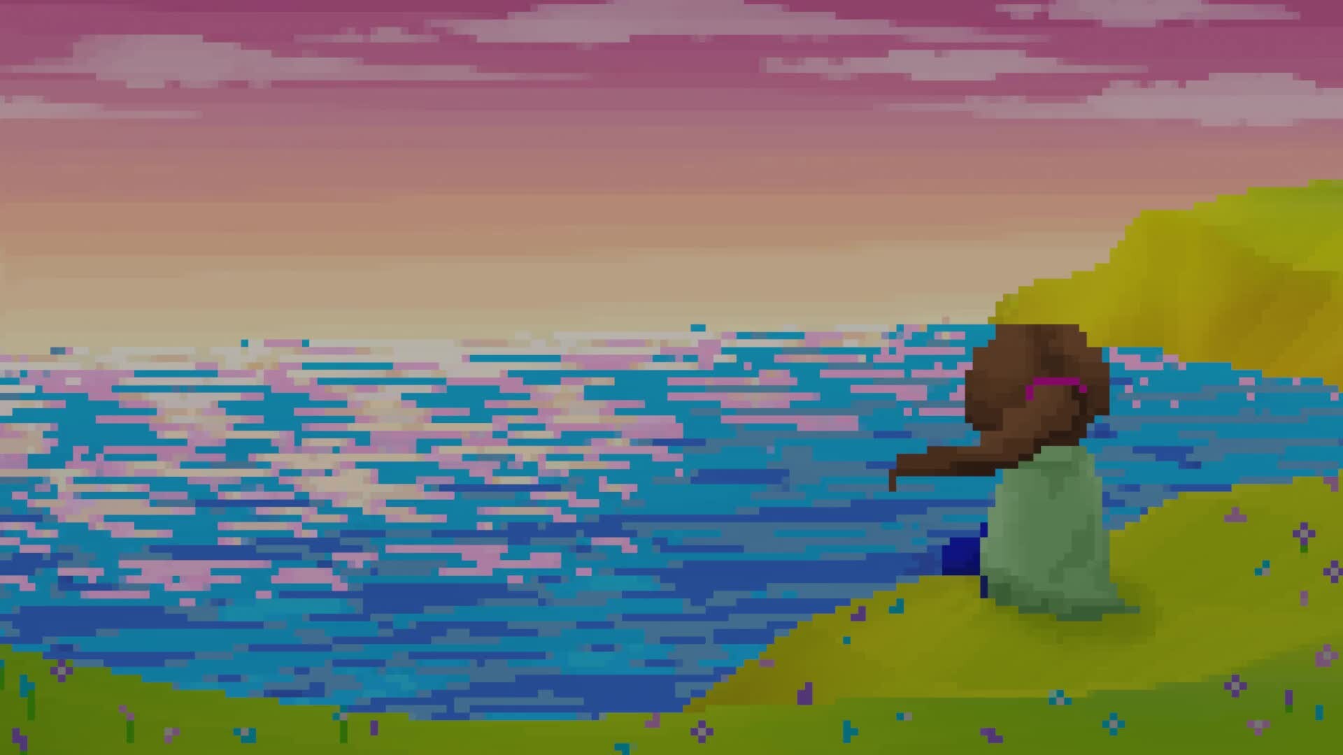 ArtStation - Peaceful Ocean - Pixel Scene