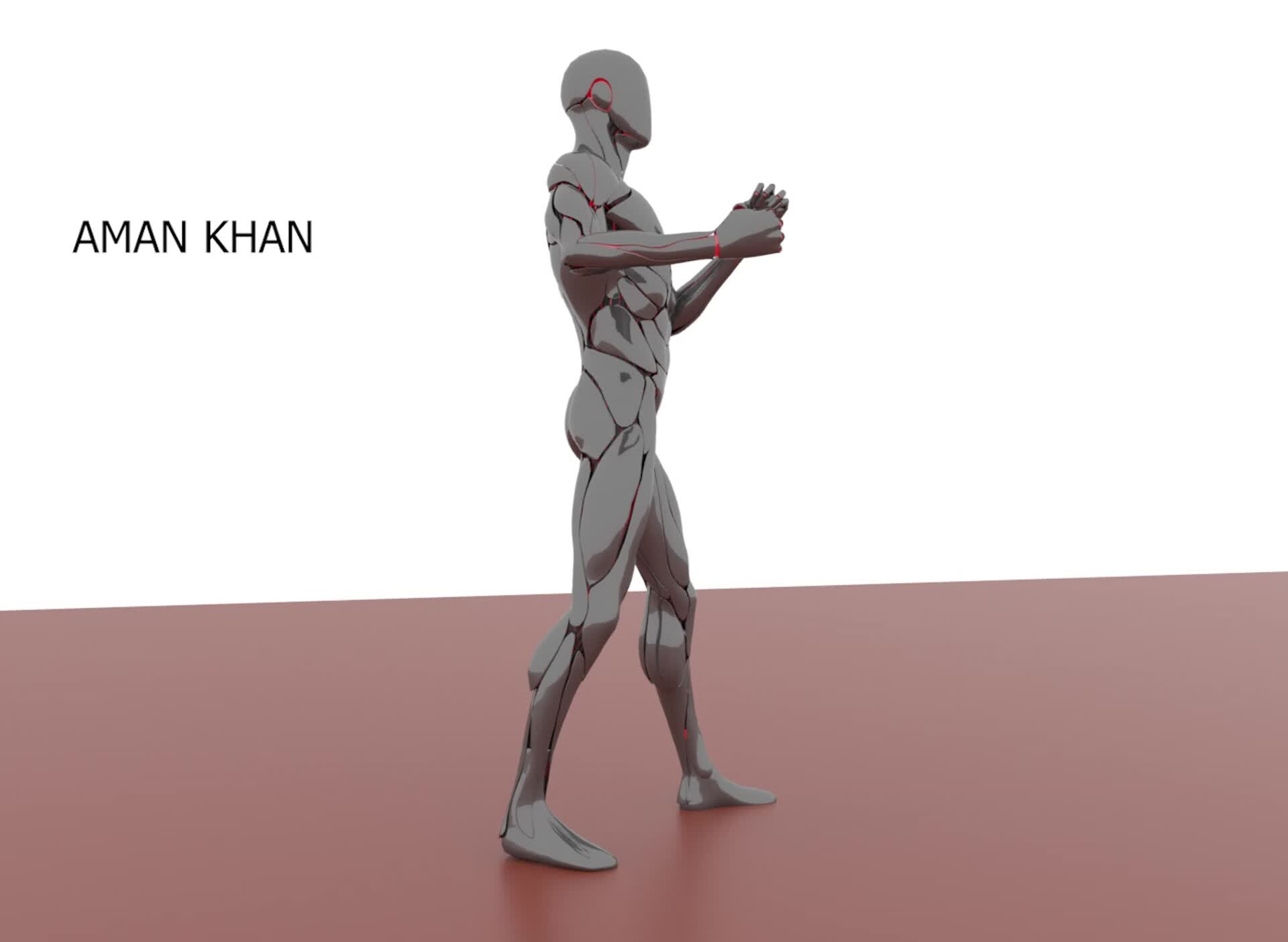 ArtStation - FRONT KICK 3D ANIMATION