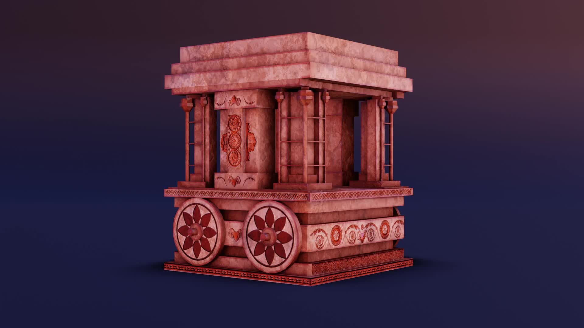 ArtStation - Blender - Vintage Indian Style