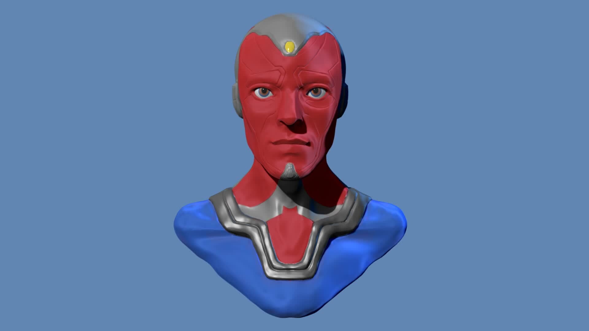 ArtStation - Marvel's Vision Digital Sculpt