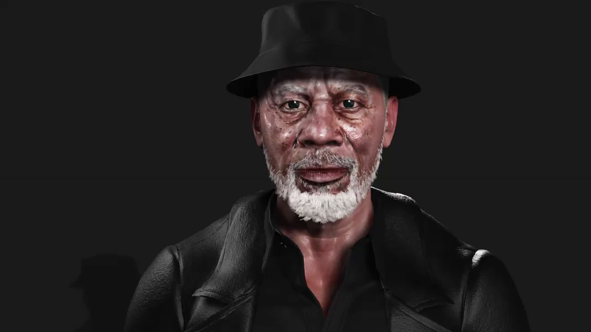 ArtStation - Morgan Freeman 3d Character Facial Animation