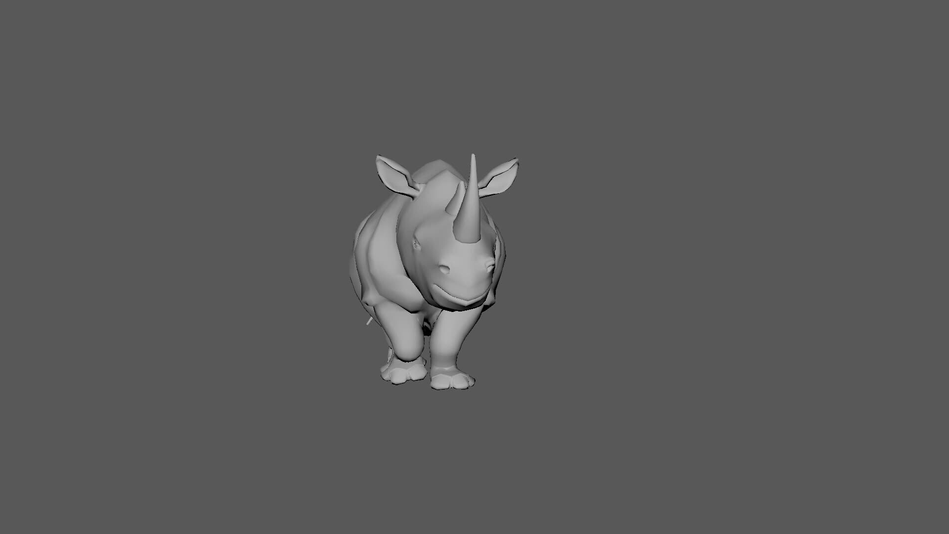 ArtStation - Rhino walk animation
