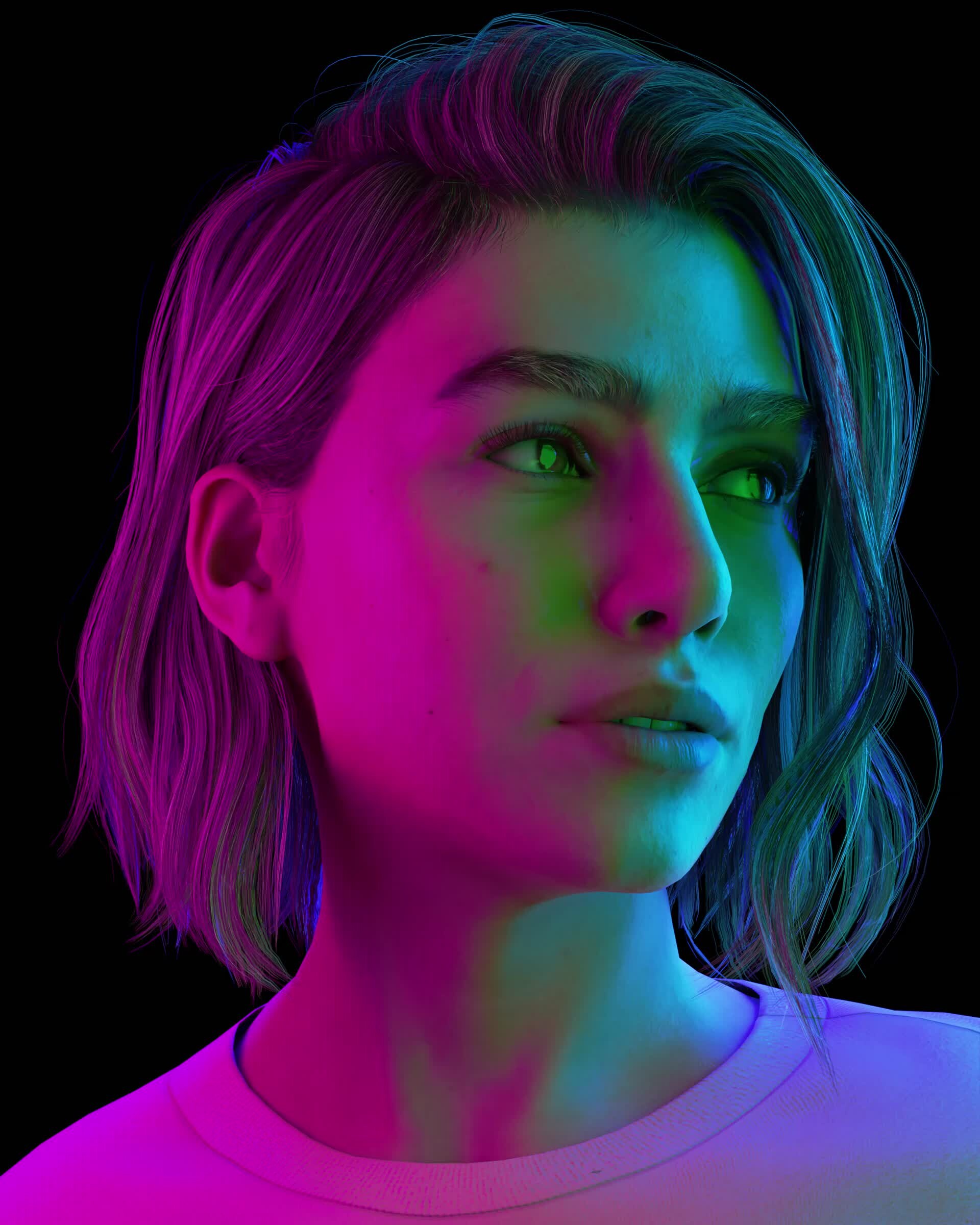 ArtStation - Dual Light Portrait