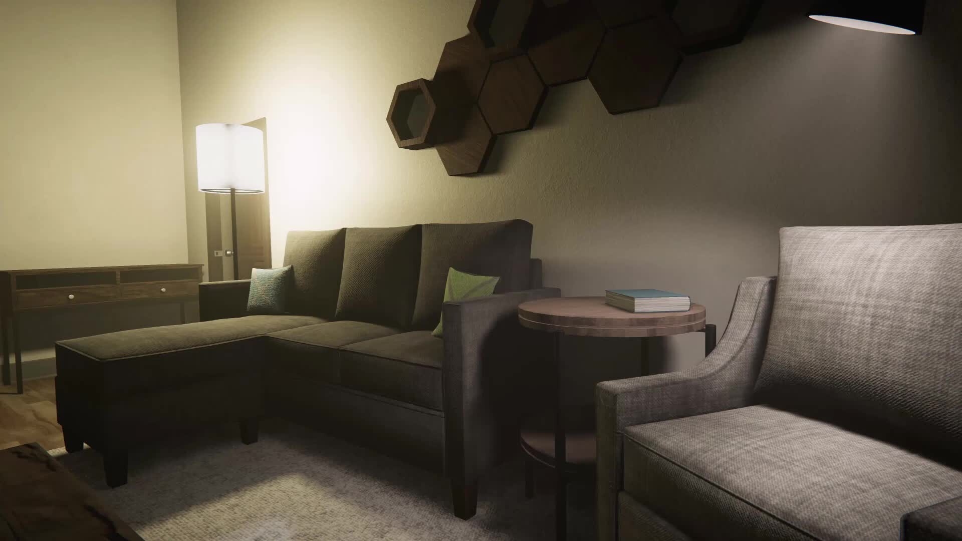 ArtStation - Nighttime Living Room