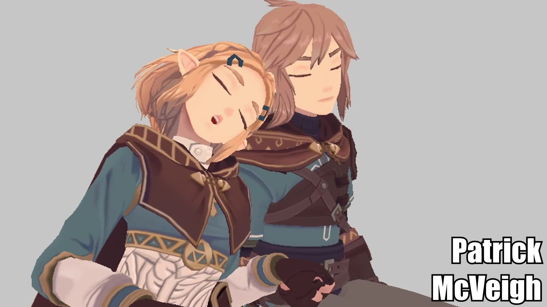 ArtStation - Zelda & Link Napping