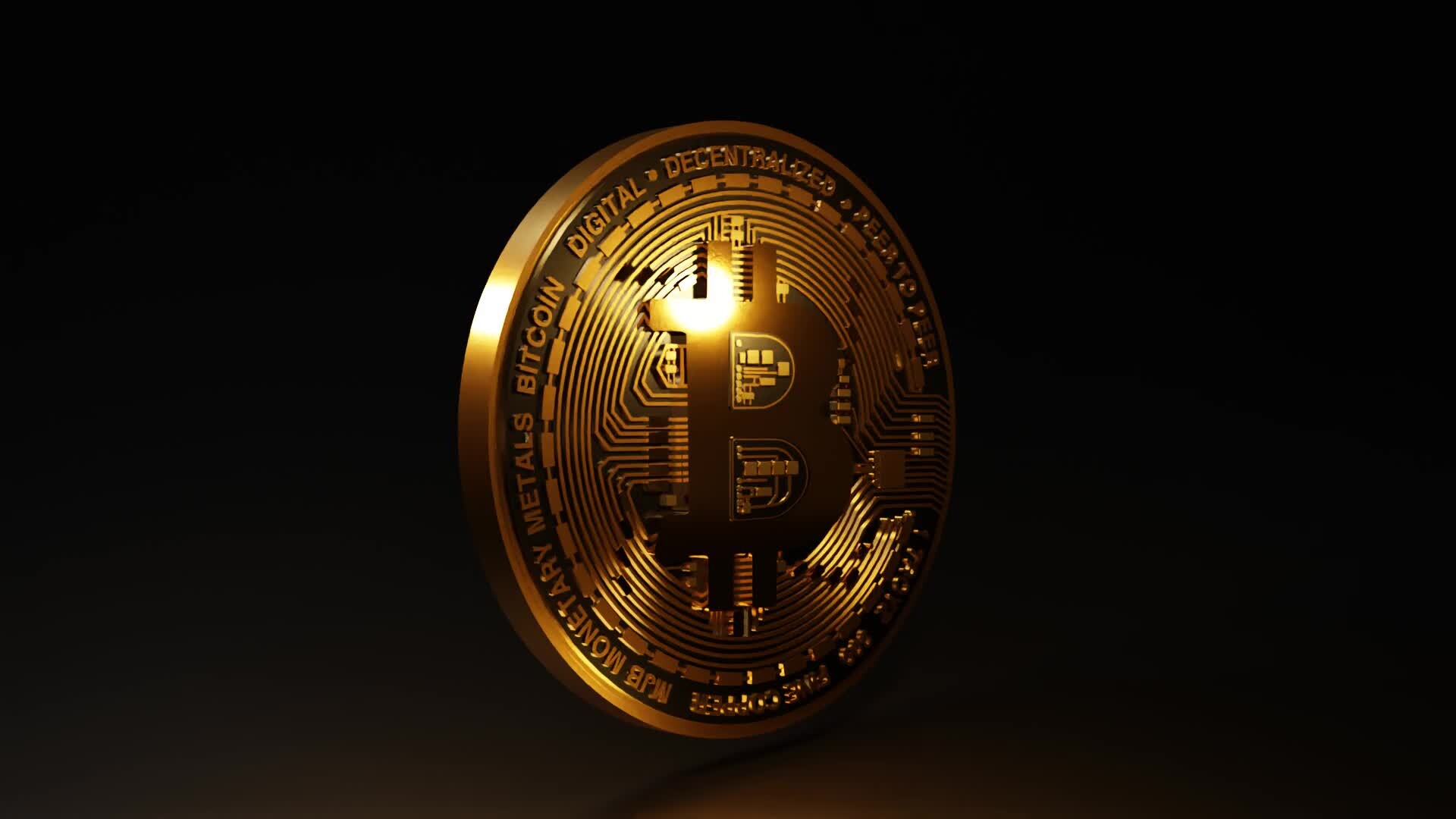 ArtStation - 3D view of Bitcoin