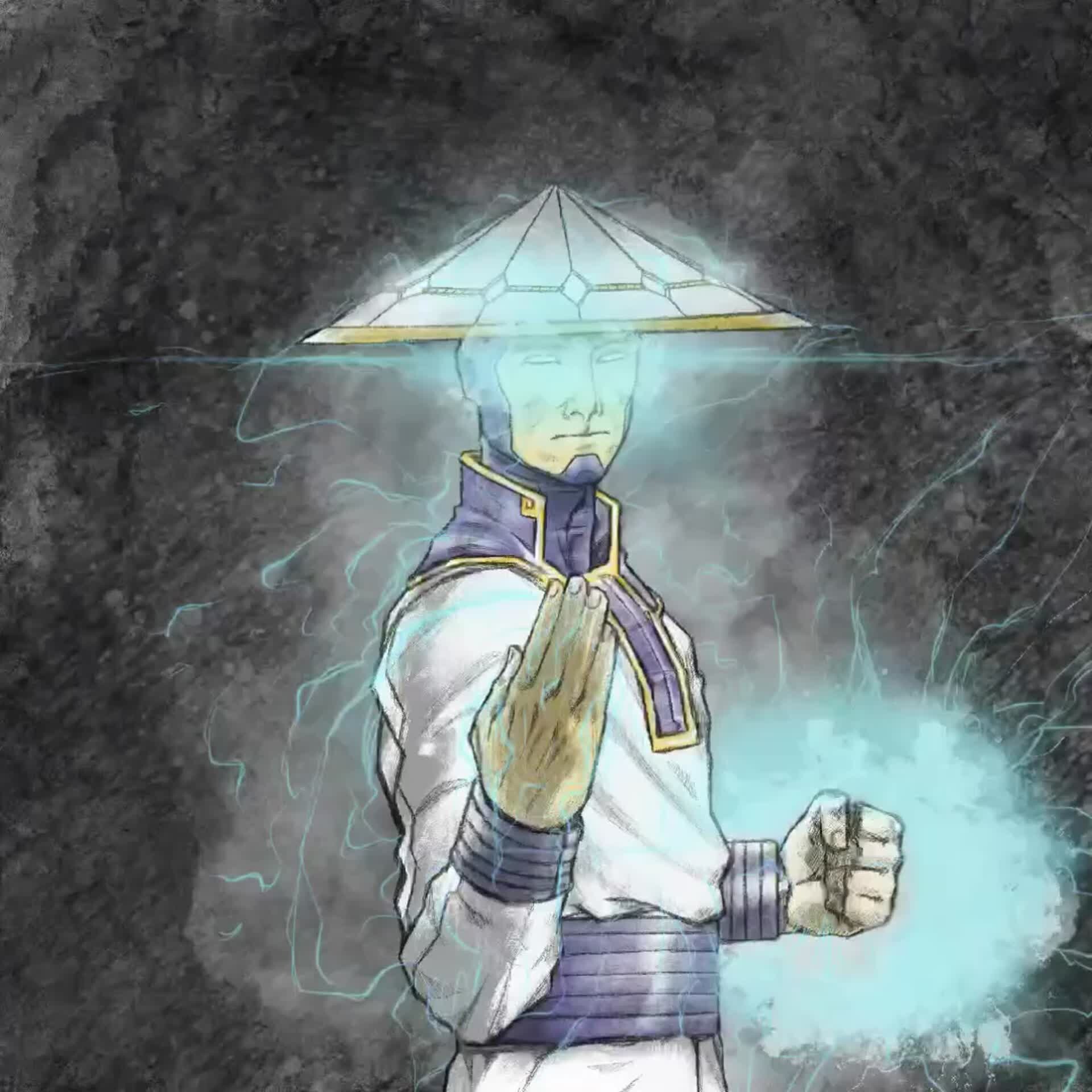 ArtStation - Raiden drawing process