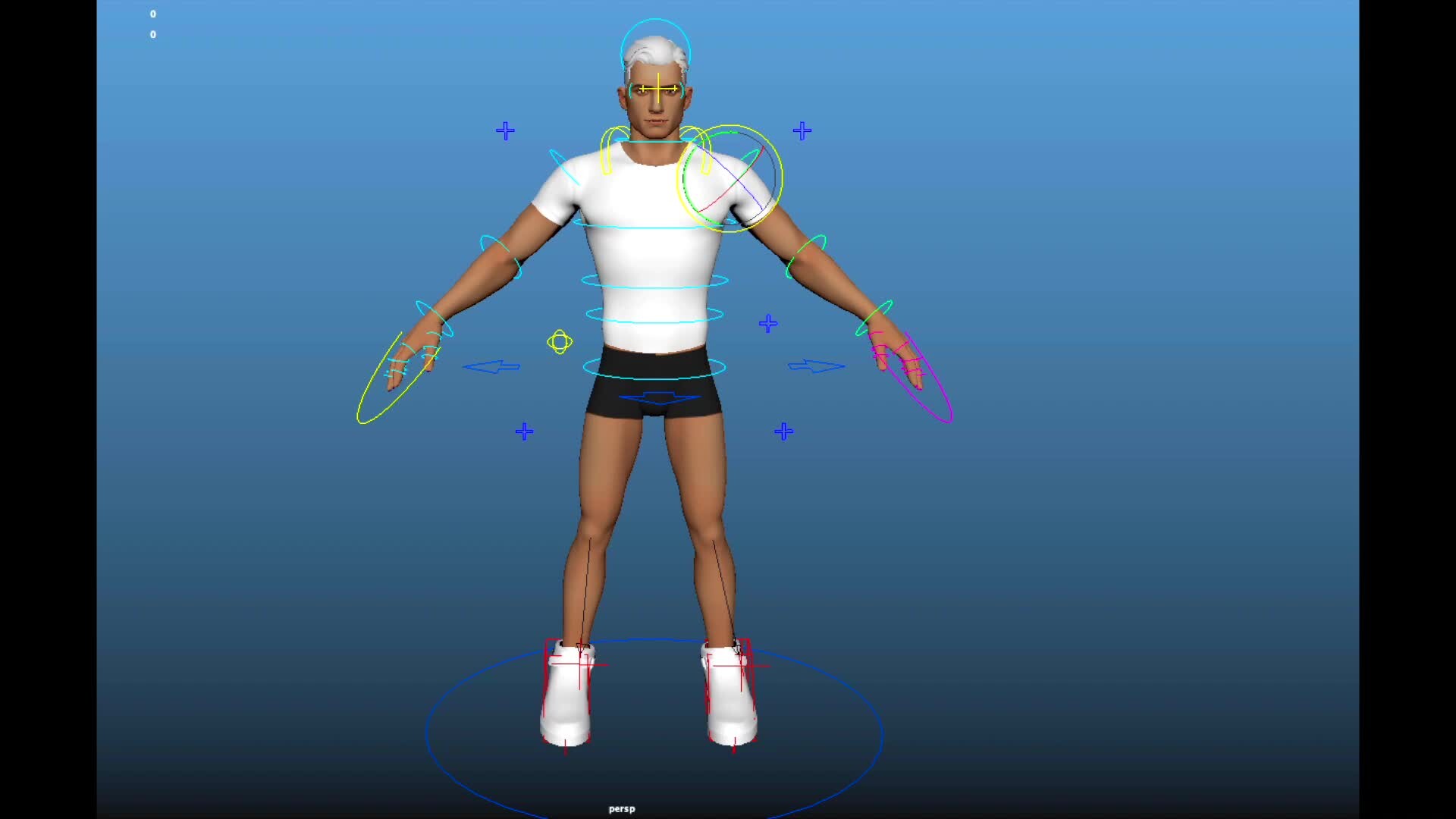 ArtStation - Arm Wrestler Game Main Character's Rig Test