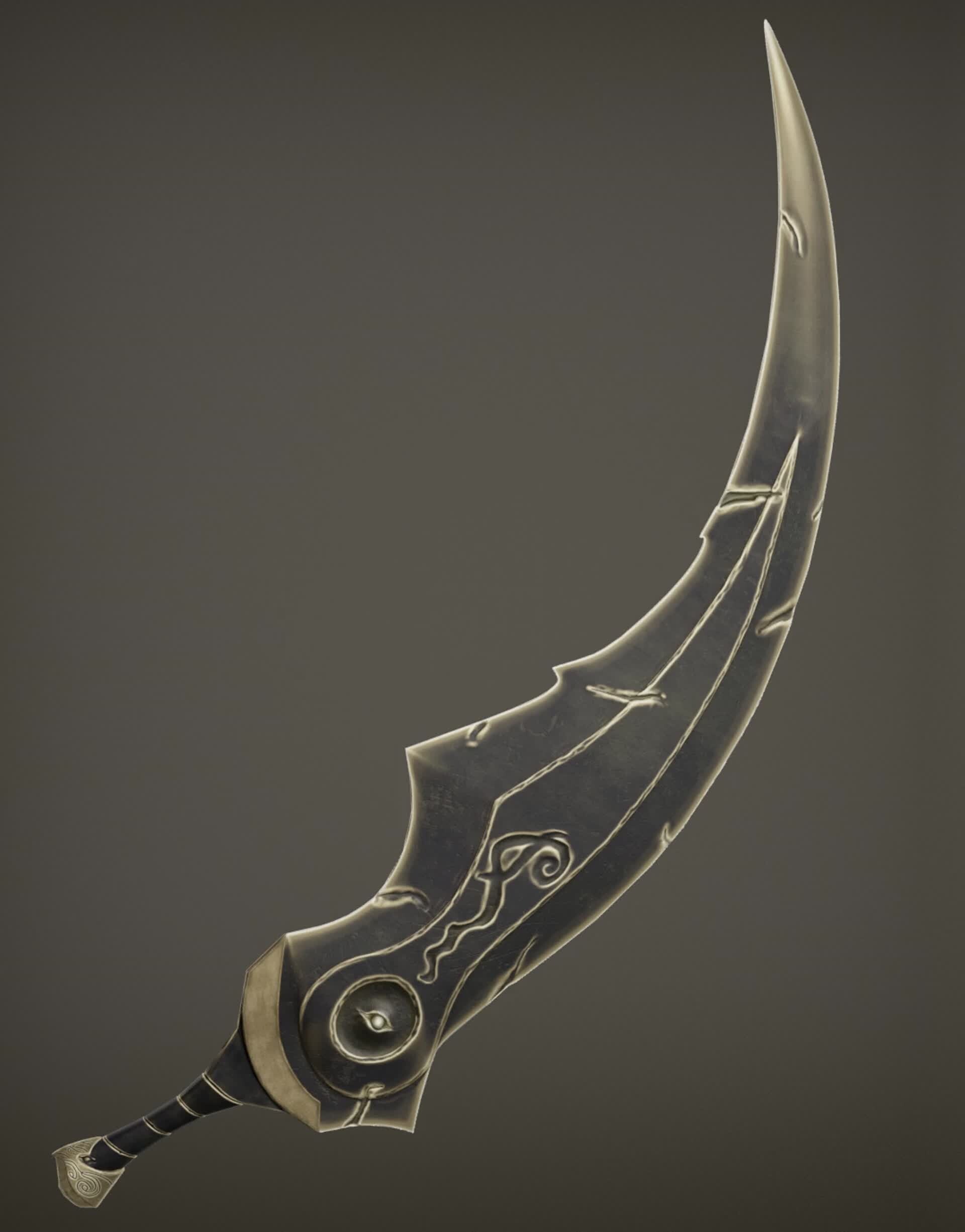 ArtStation - Stylized Black Sword