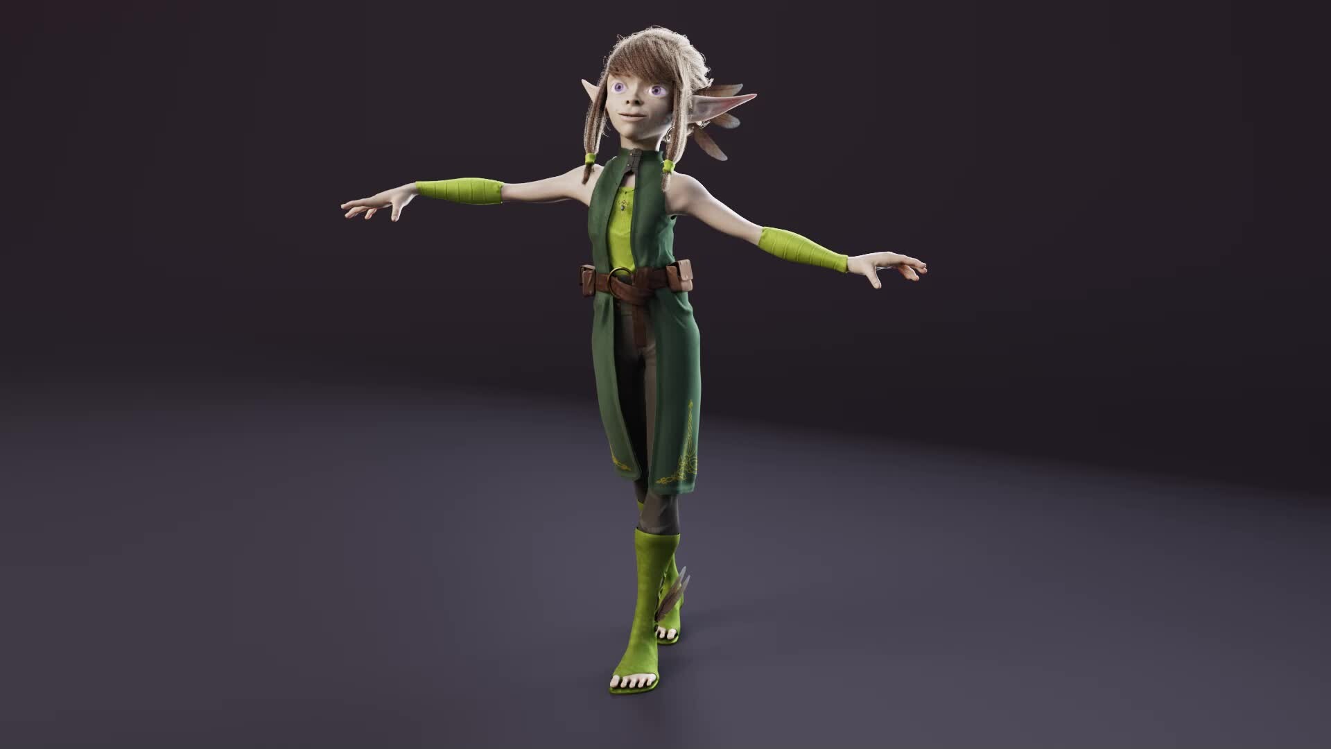 ArtStation - Viserra - Textured and Posed