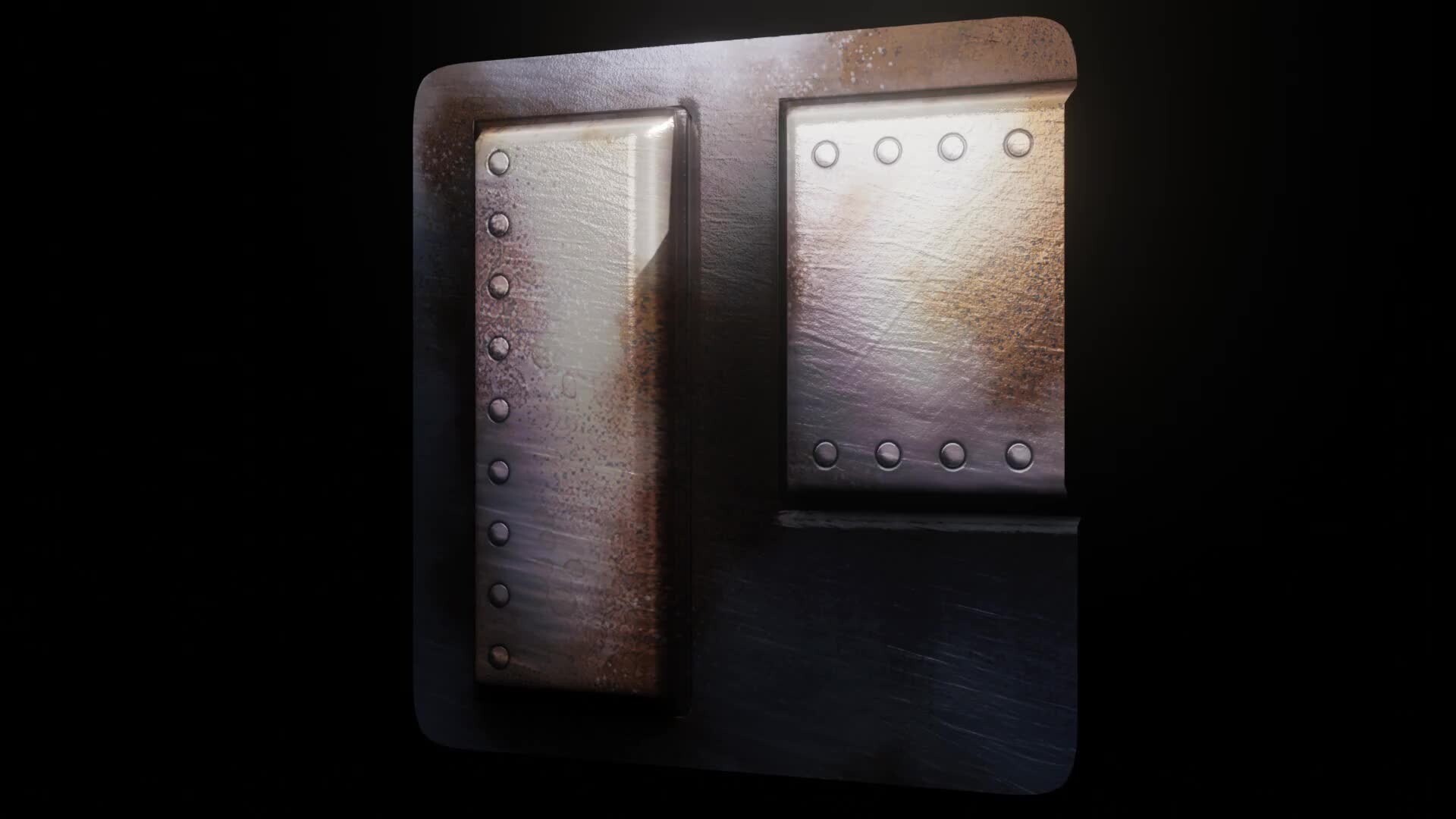 ArtStation - 2021 nov rusty metal plate