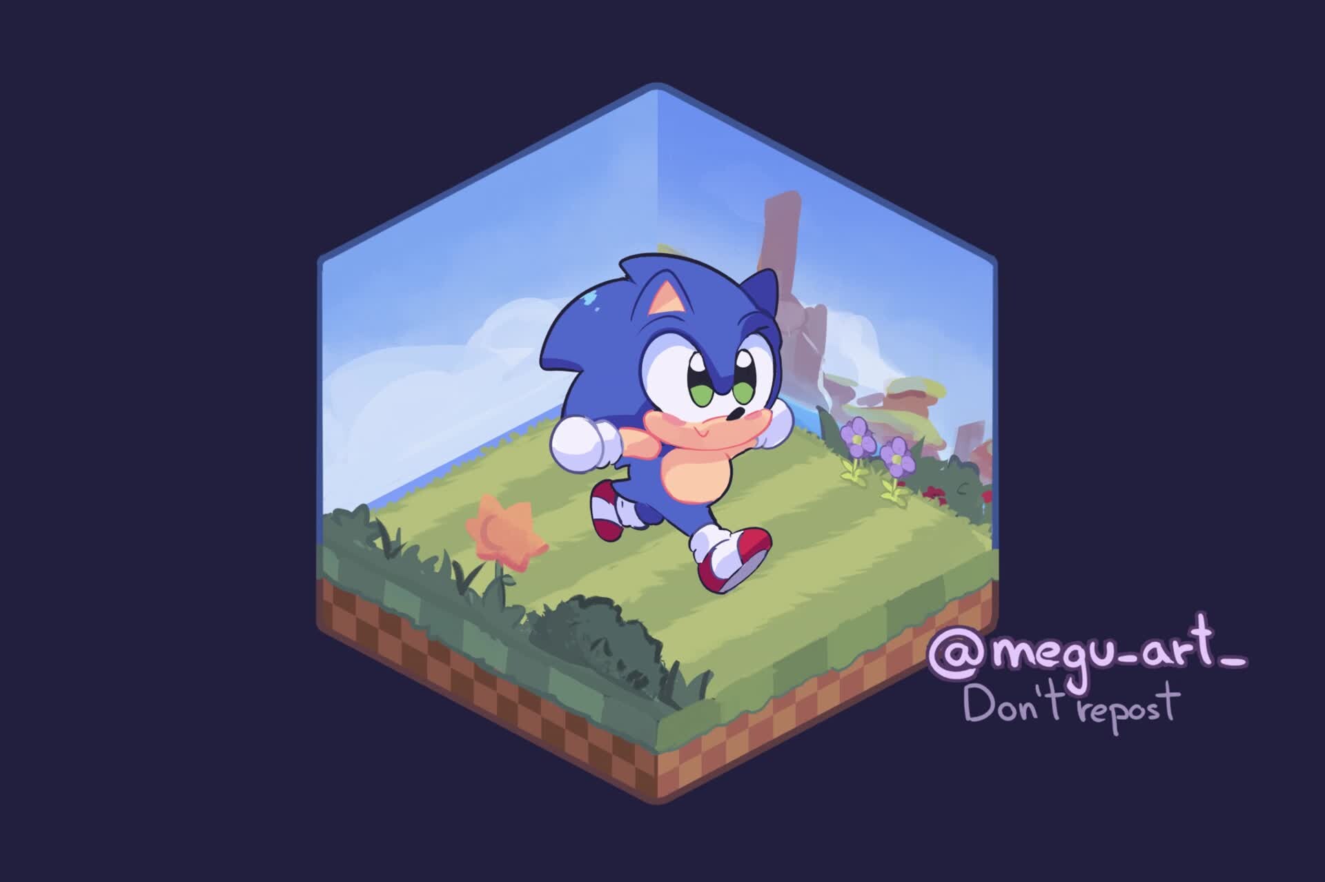 ArtStation - Sonic running