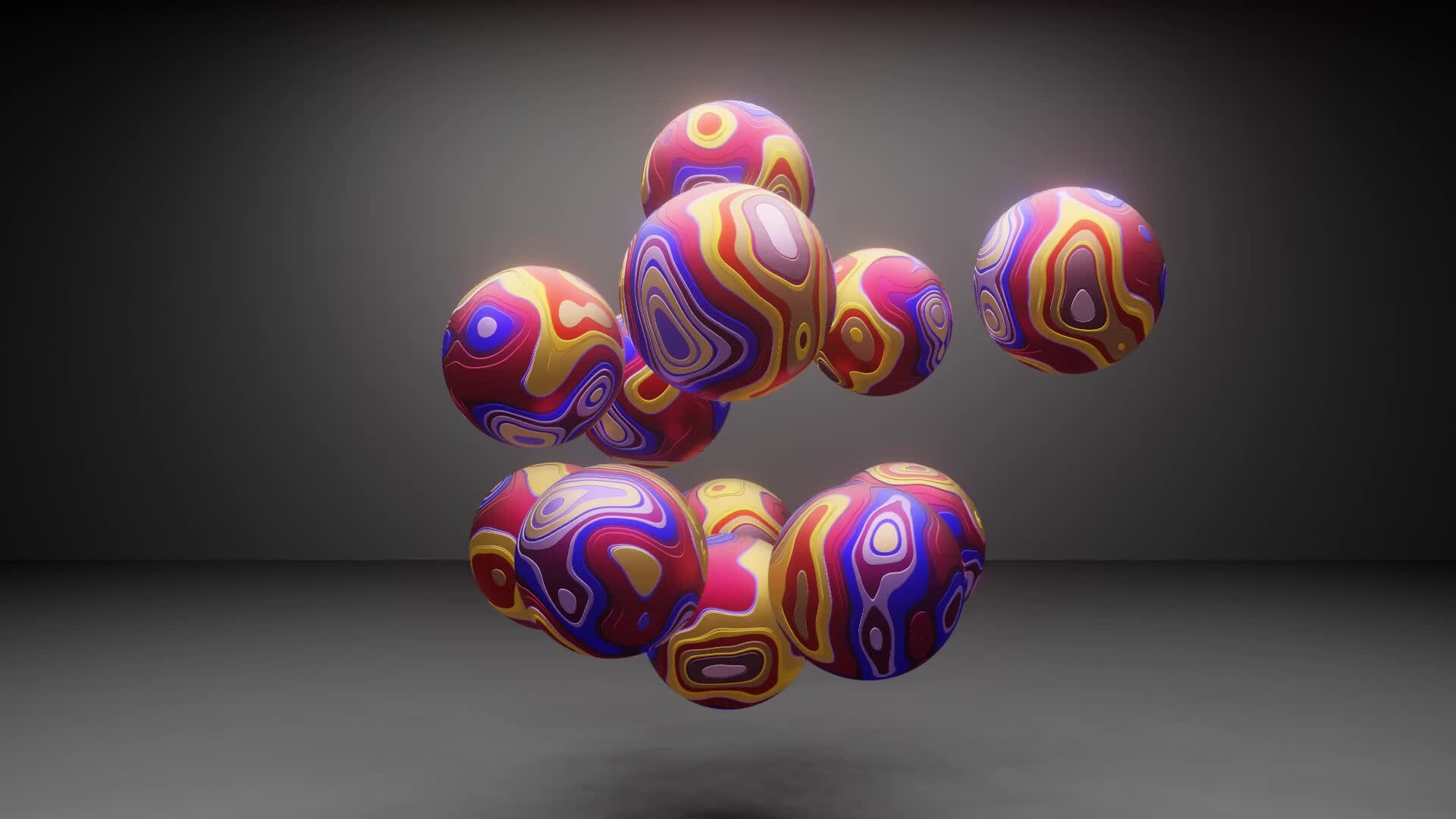 ArtStation - Abstract spheres animation