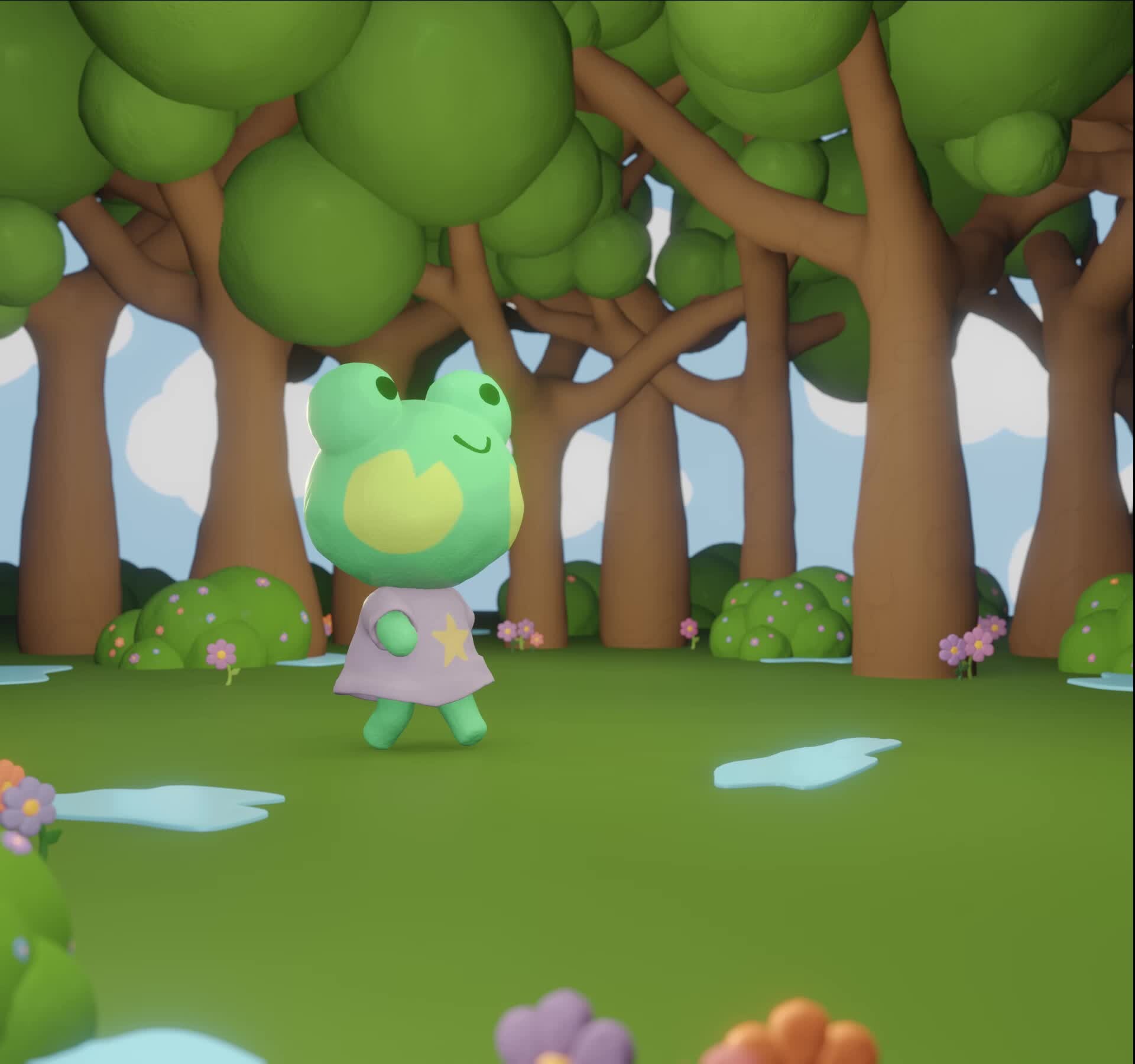 ArtStation - Sapinho passeando