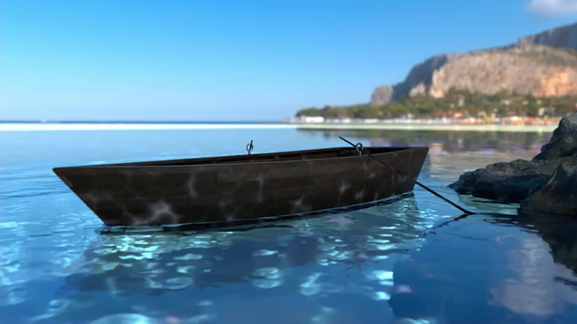 ArtStation - ROW BOAT ANIMATION