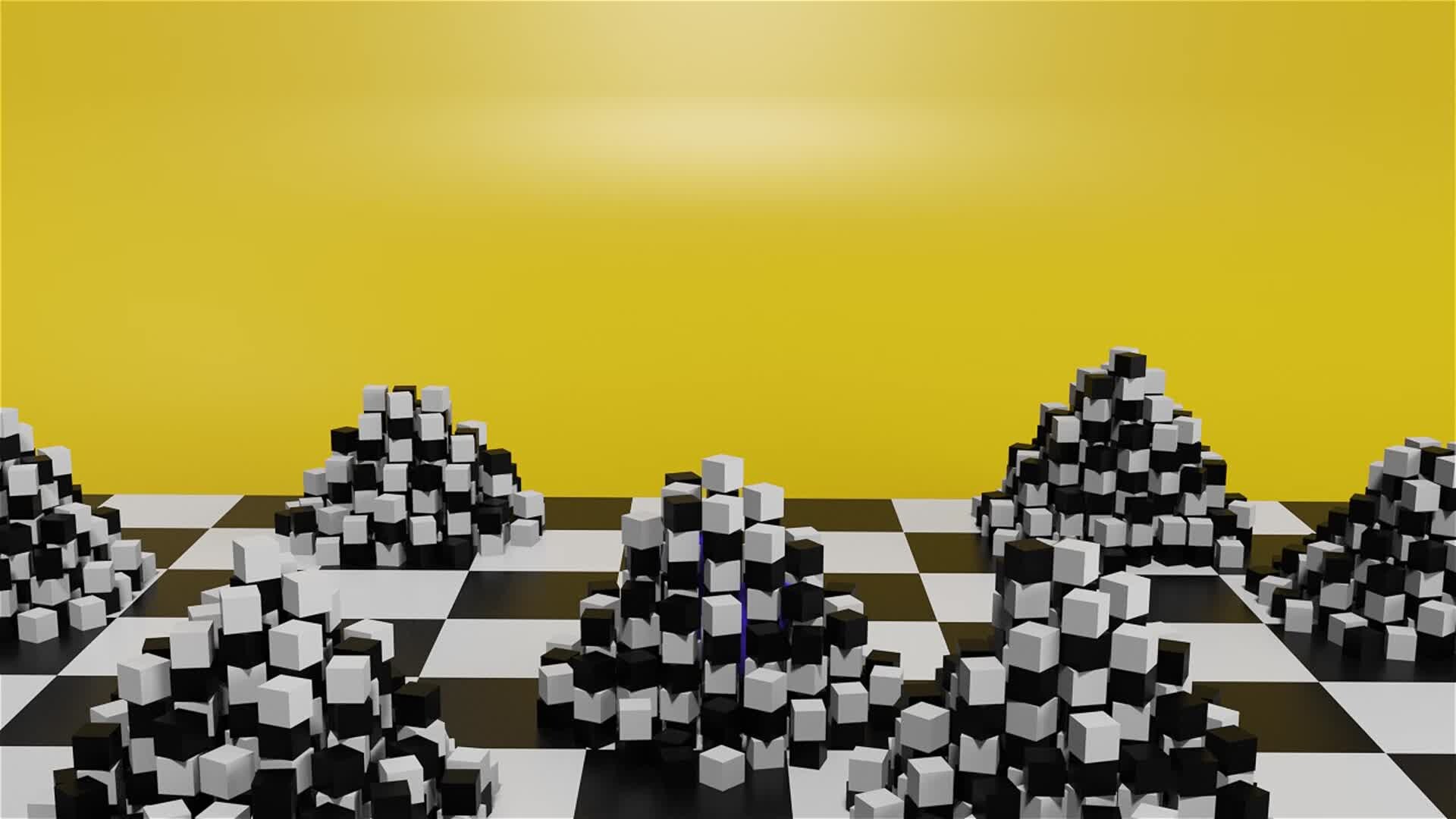 ArtStation - Cube explosion and smoke simulation