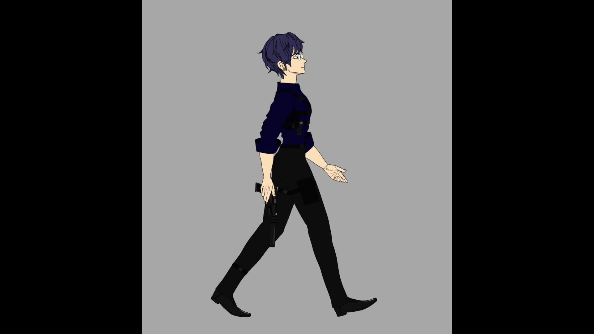 ArtStation - Walk Cycle 2D