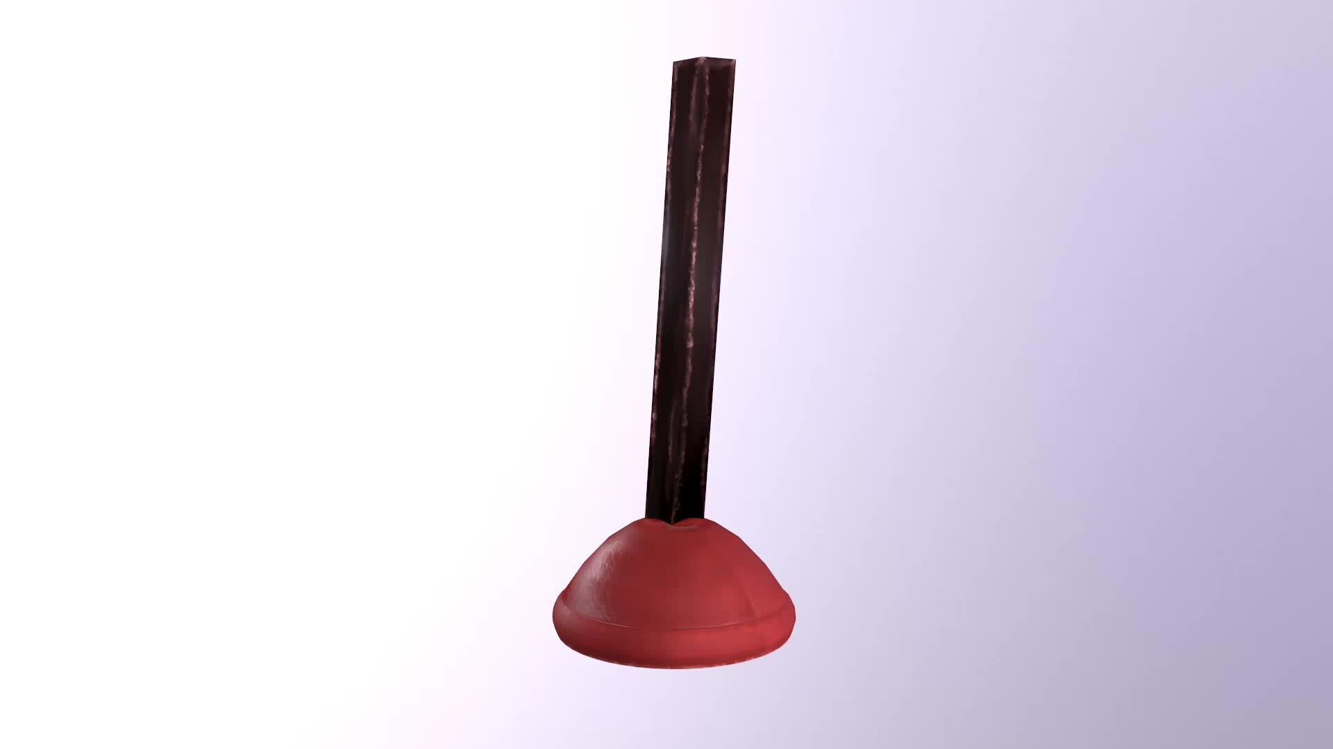 ArtStation - 3d modeling of a toilet plunger