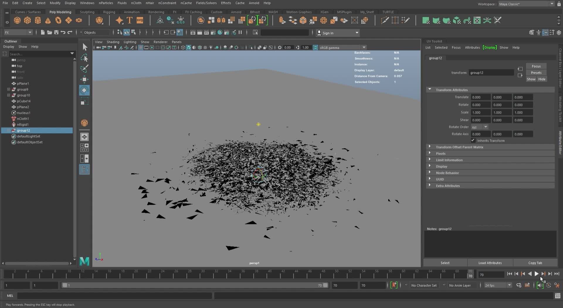 ArtStation - Building Explosion / Maya Animation Effects