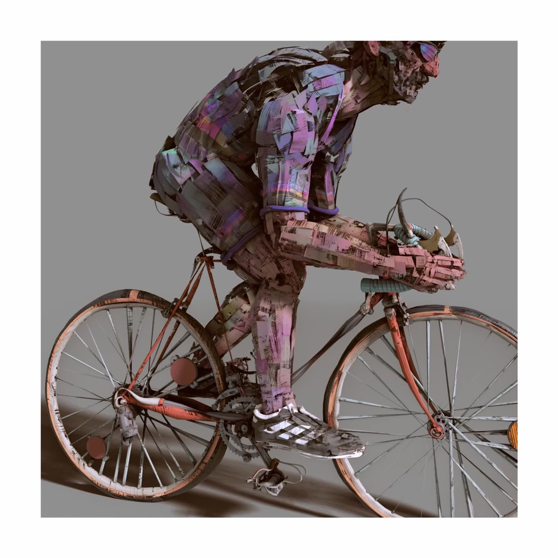 ArtStation - Cyclist guy