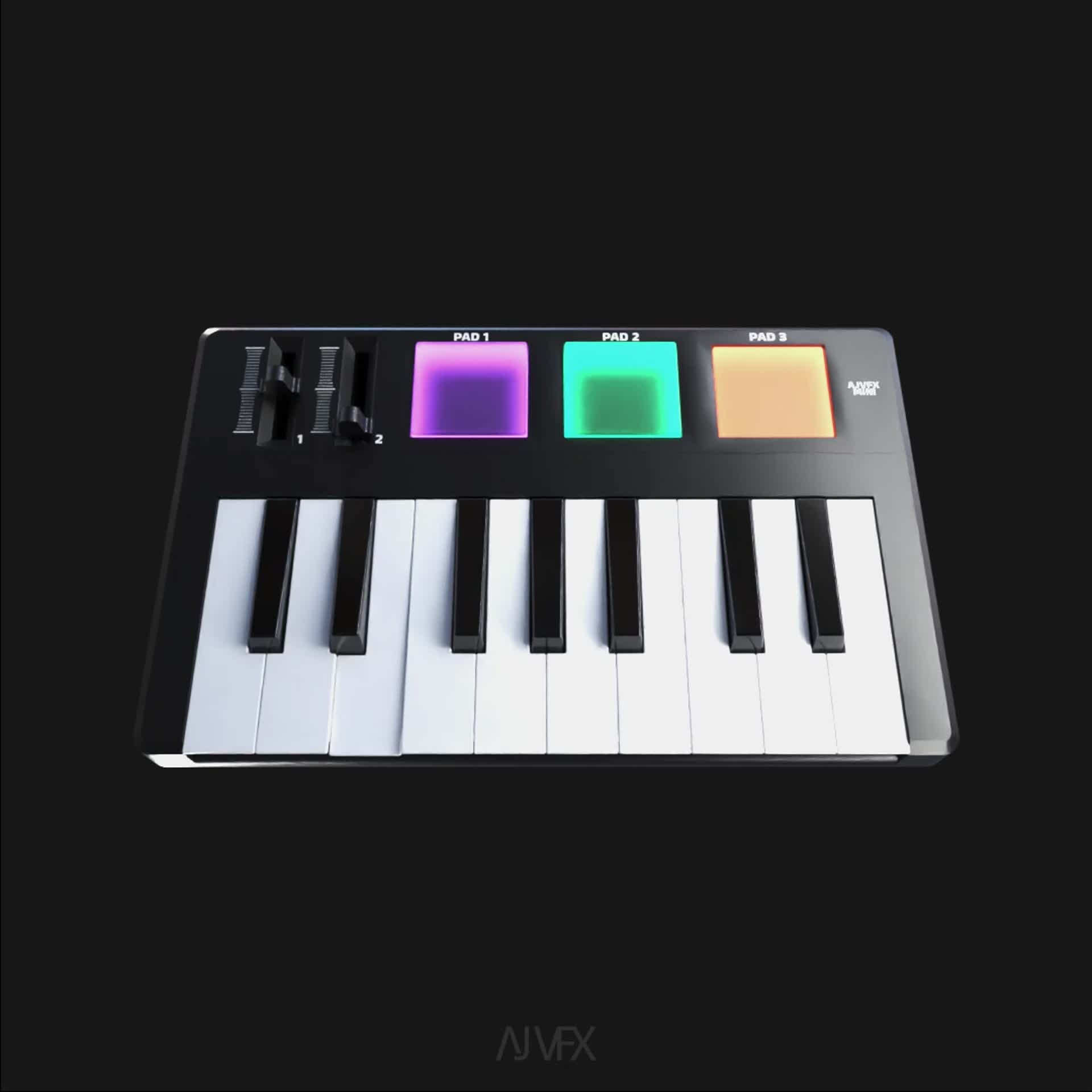 ArtStation - Mini Keyboard