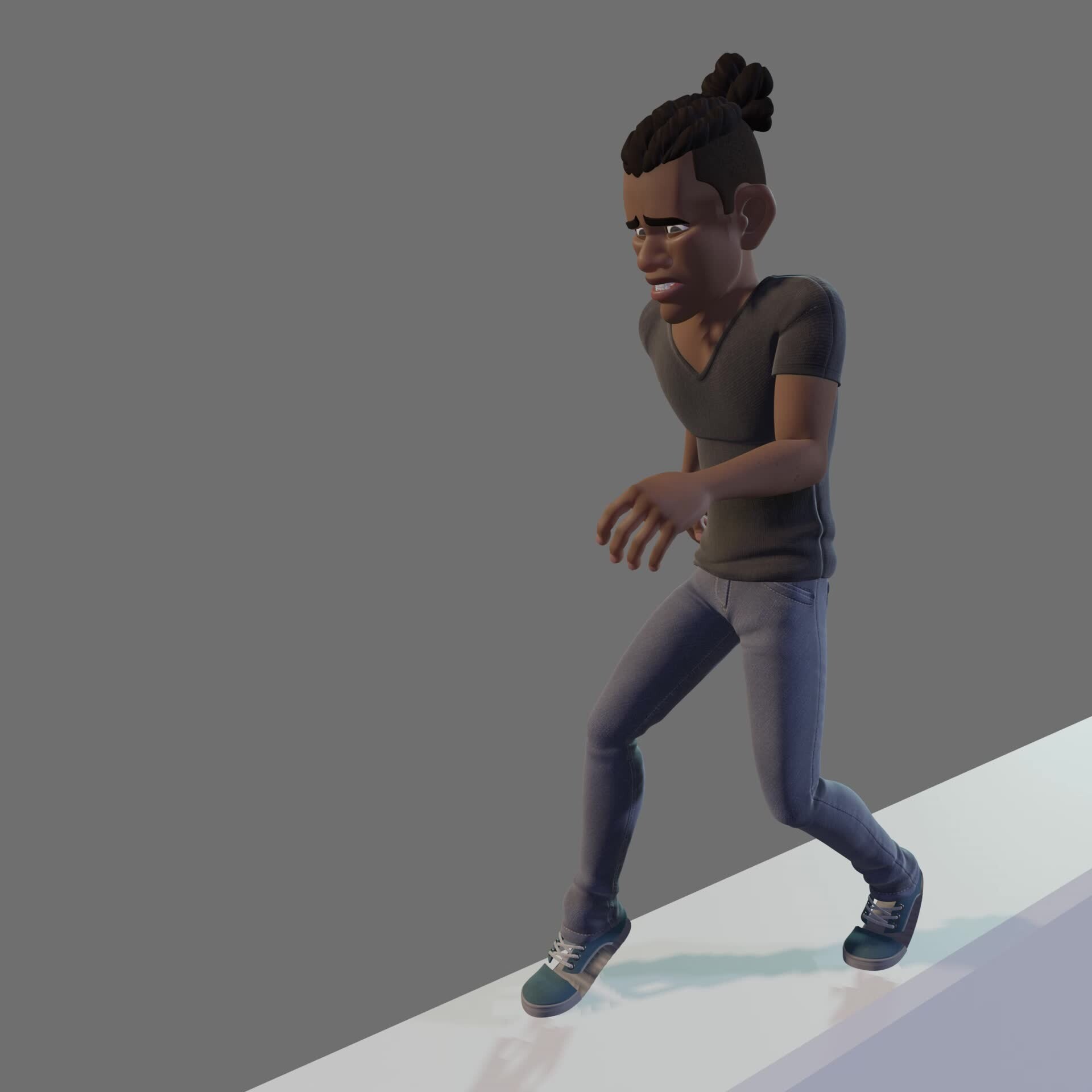 ArtStation - Sneak Walk Cycle