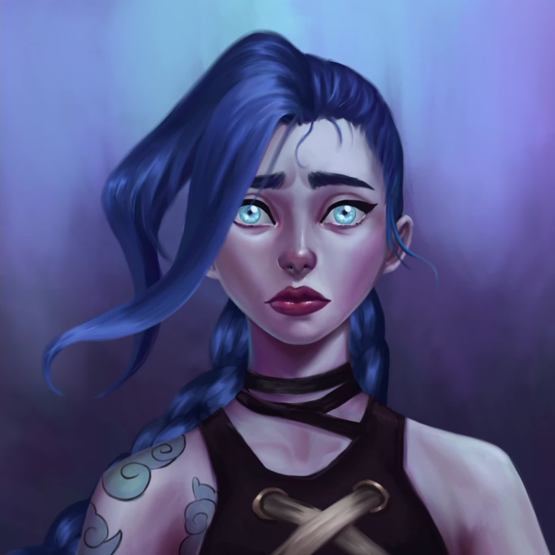 ArtStation - Jinx animation in spine